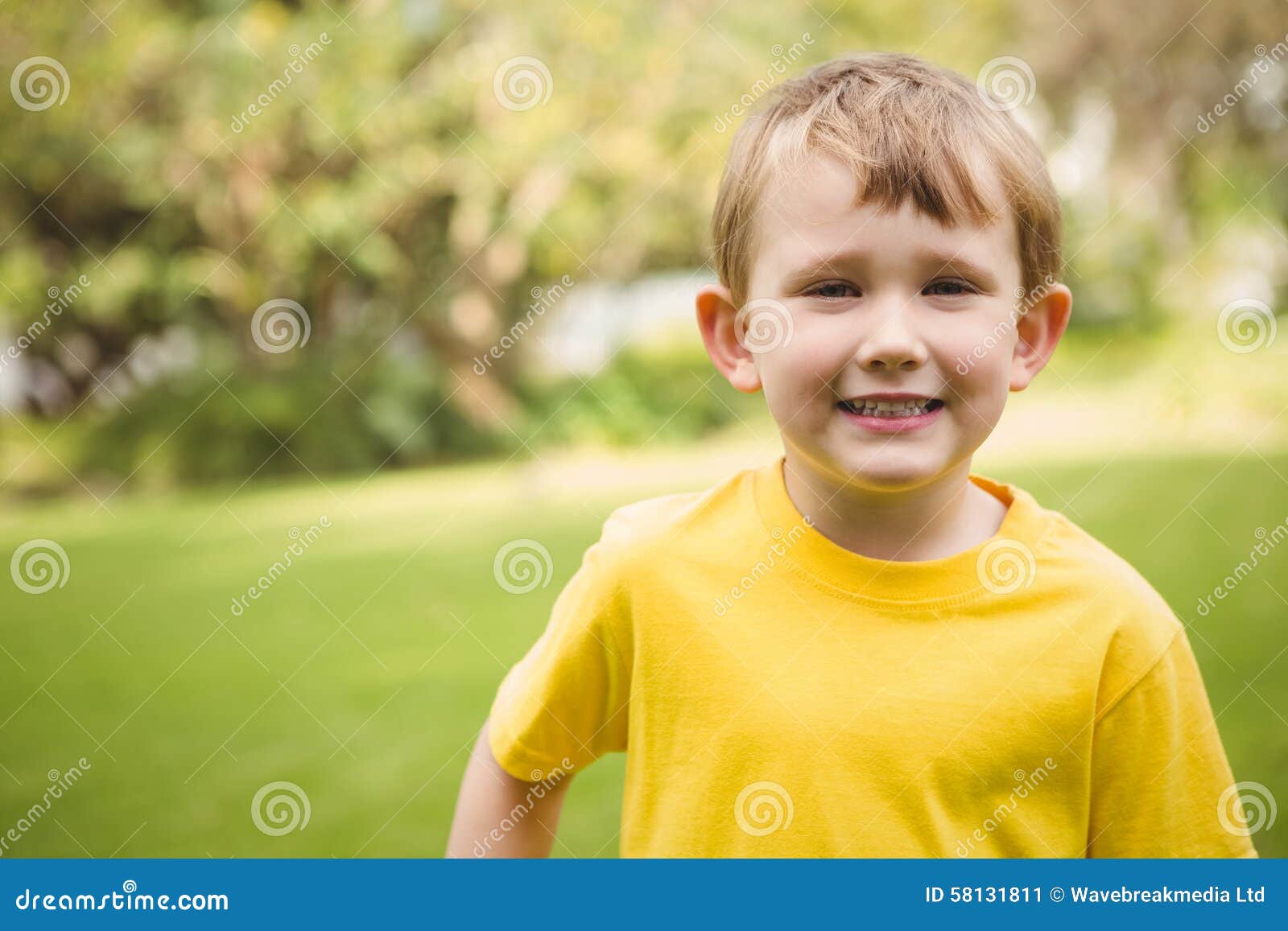 Smiling Student Looking at Camera Stock Image - Image of back, cheerful ...