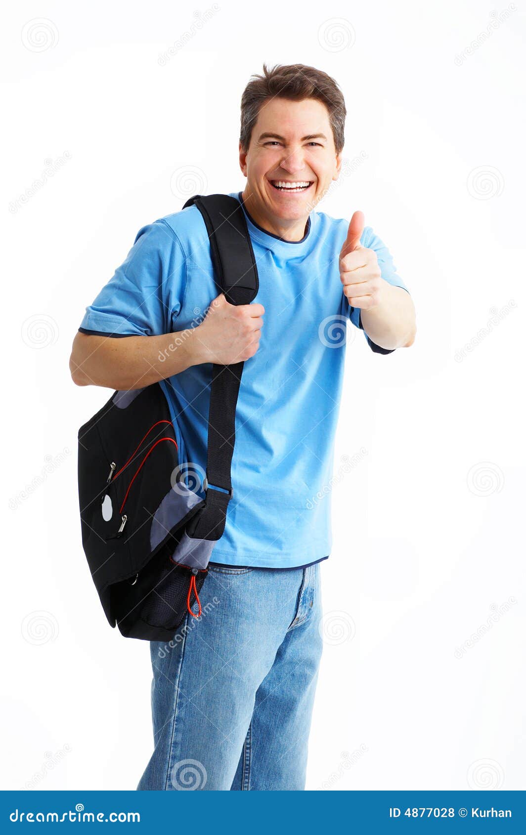 Smiling student man stock photo. Image of student, beautiful - 4877028