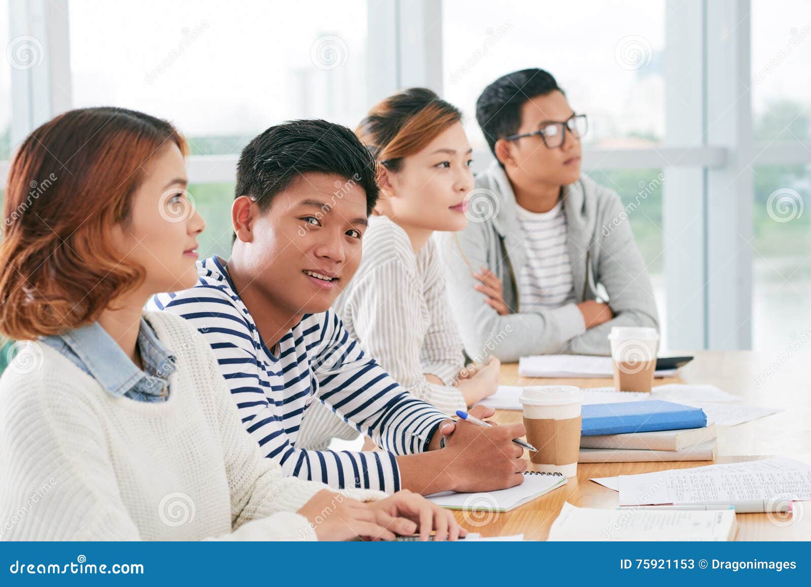 Smiling student stock image. Image of smart, student - 75921153