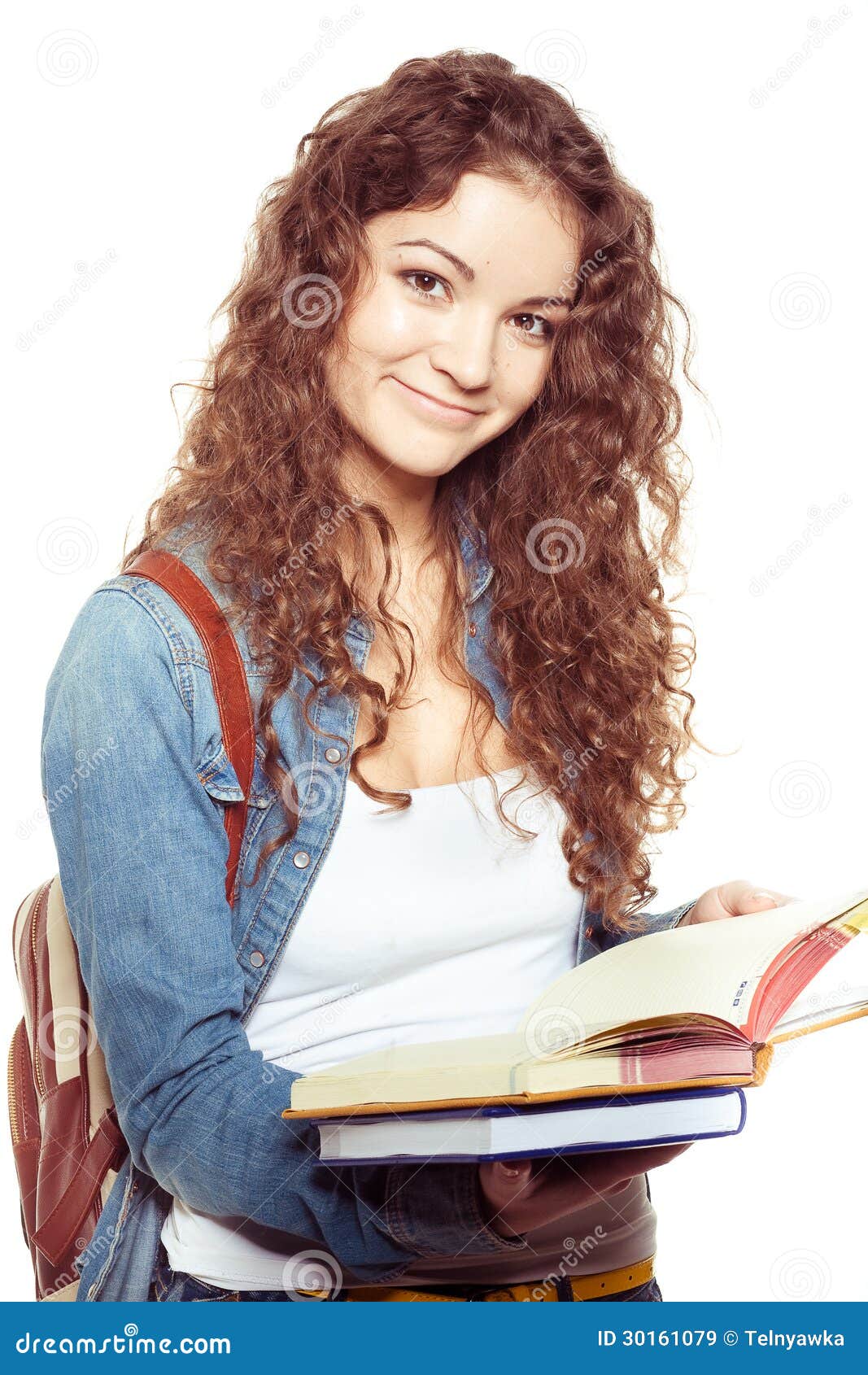 Student woman stock image. Image of college, pretty, cheerful - 30161079
