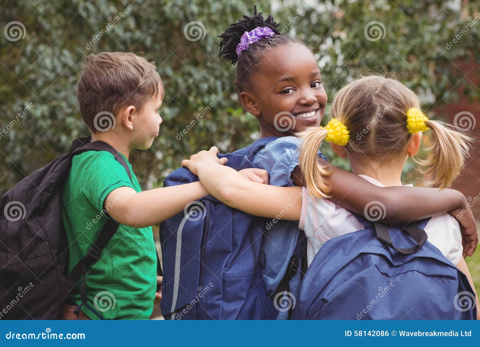 Smiling Students Looking at the Camera Stock Photo - Image of people ...