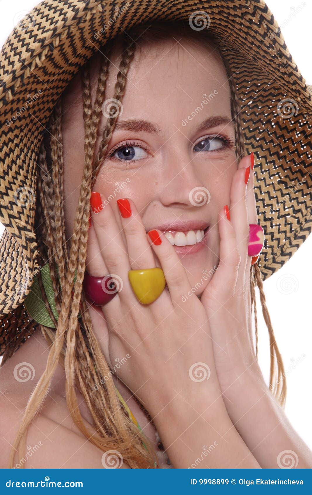 Smiling summer stock image. Image of healthy, allure, positive - 9998899