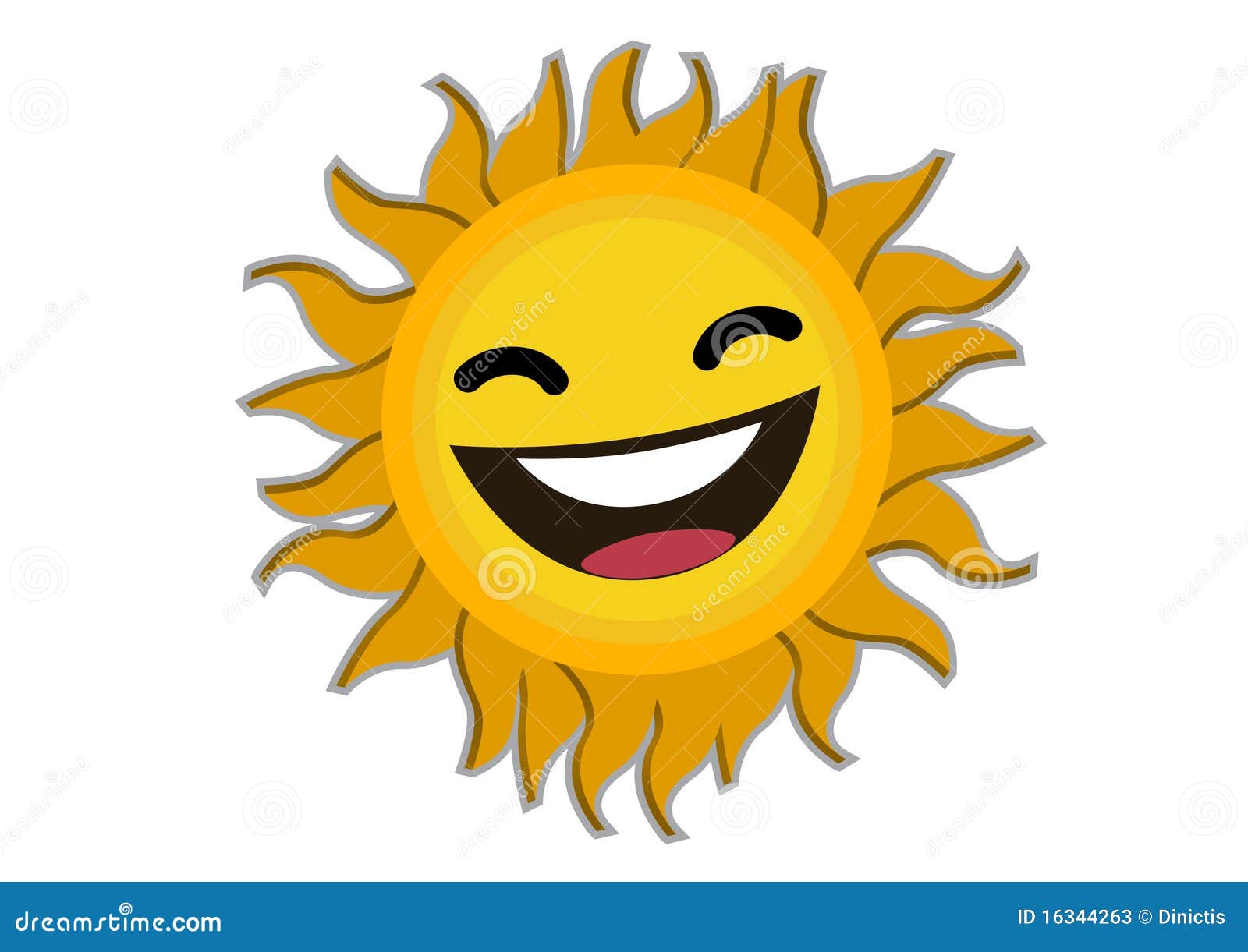 Smiling Sun Cartoon Character Stock Vector - Illustration of solar ...