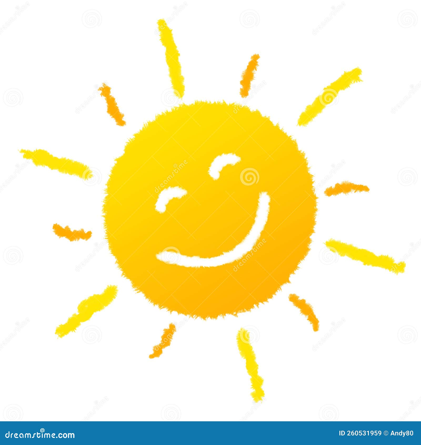 Smiling sun stock illustration. Illustration of smiling - 260531959