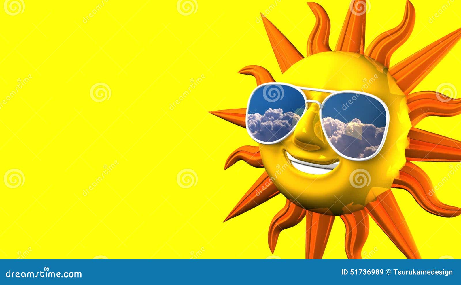 Animated Smiling Sun With Sunglasses