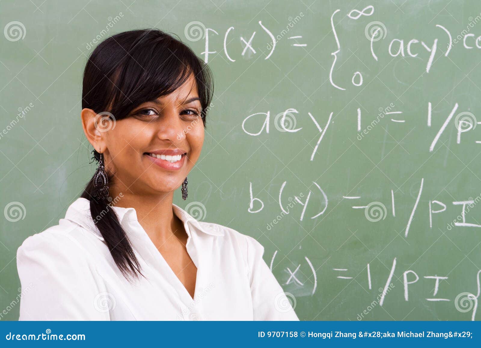 Smiling teacher stock photo. Image of person, confident - 9707158