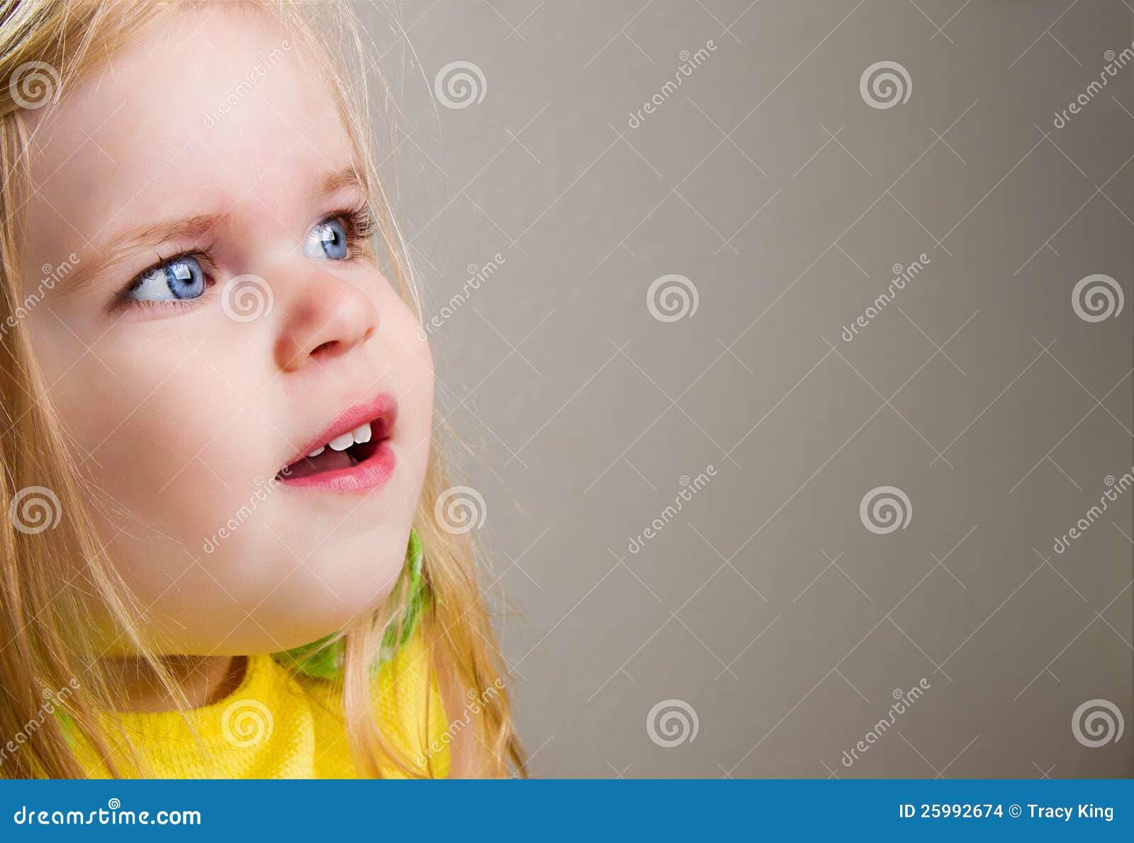 Smiling to the right stock photo. Image of childhood - 25992674