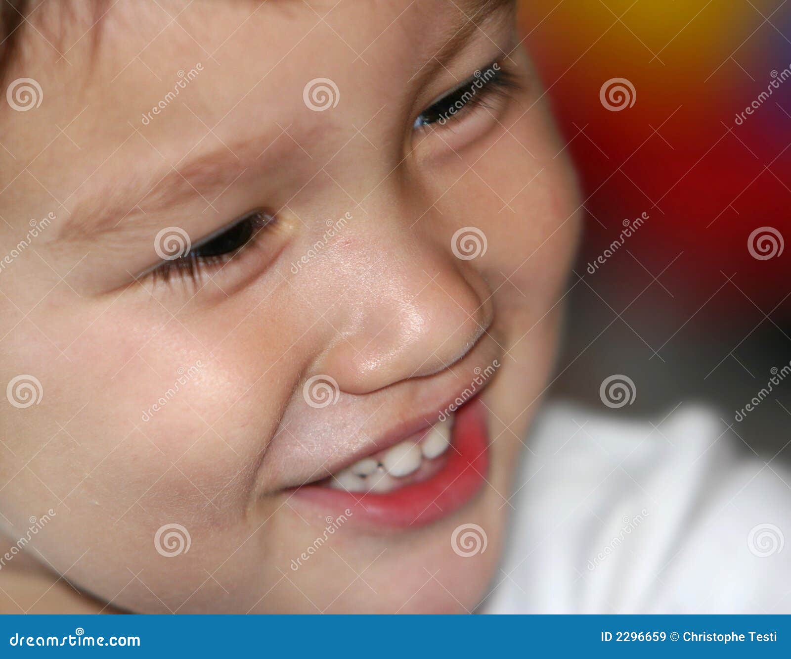Smiling Toddler stock image. Image of cheerful, enjoy - 2296659