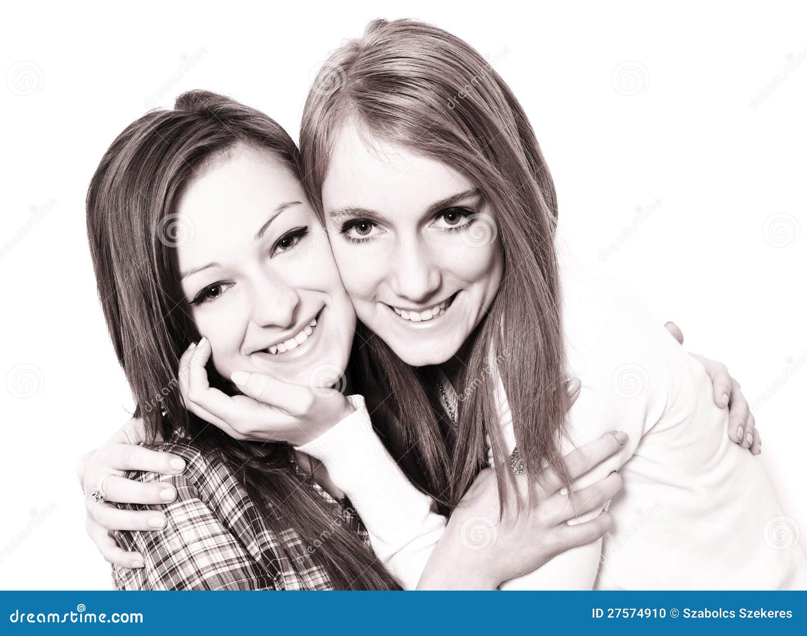 Smiling together stock photo. Image of face, portrait - 27574910