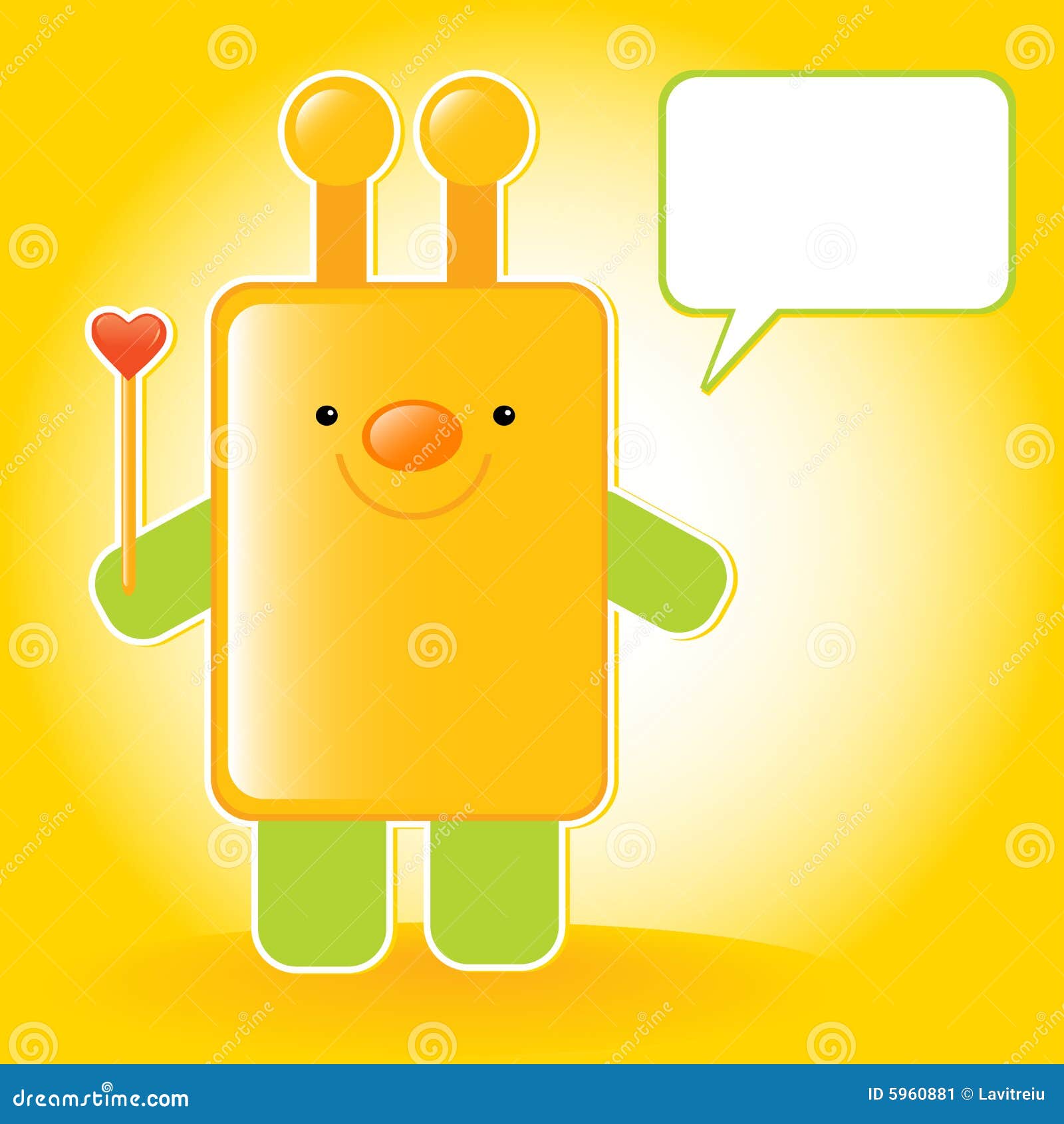 Smiling toy stock vector. Illustration of colours, little - 5960881