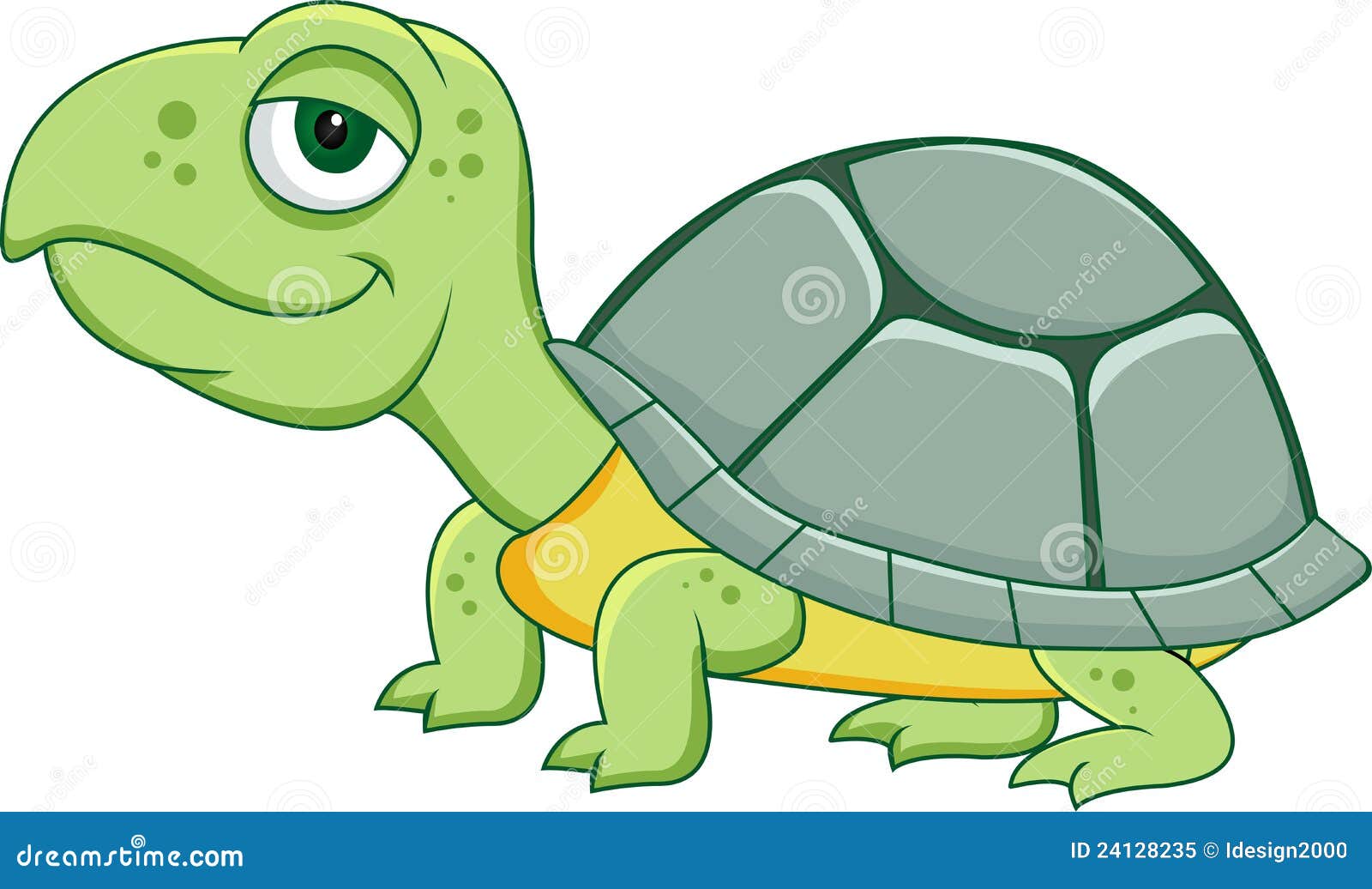 Smiling turtle stock illustration. Illustration of clip - 24128235