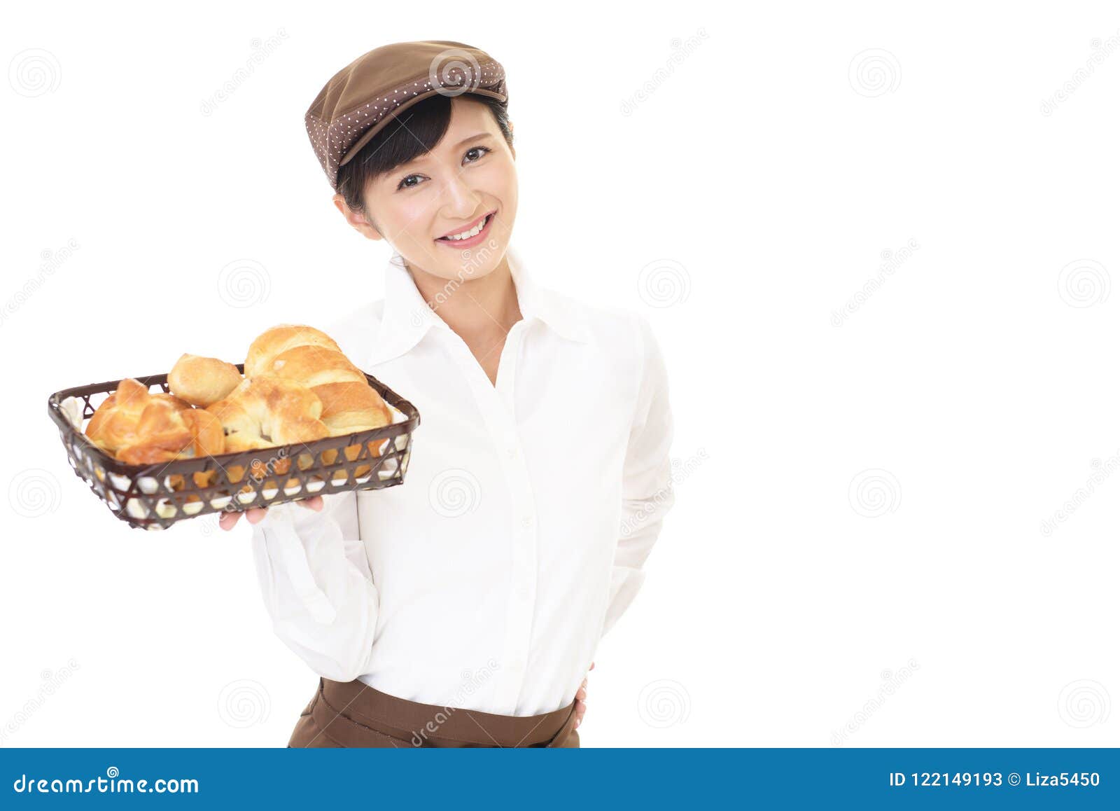 A smiling waitress stock image. Image of adult, business - 122149193
