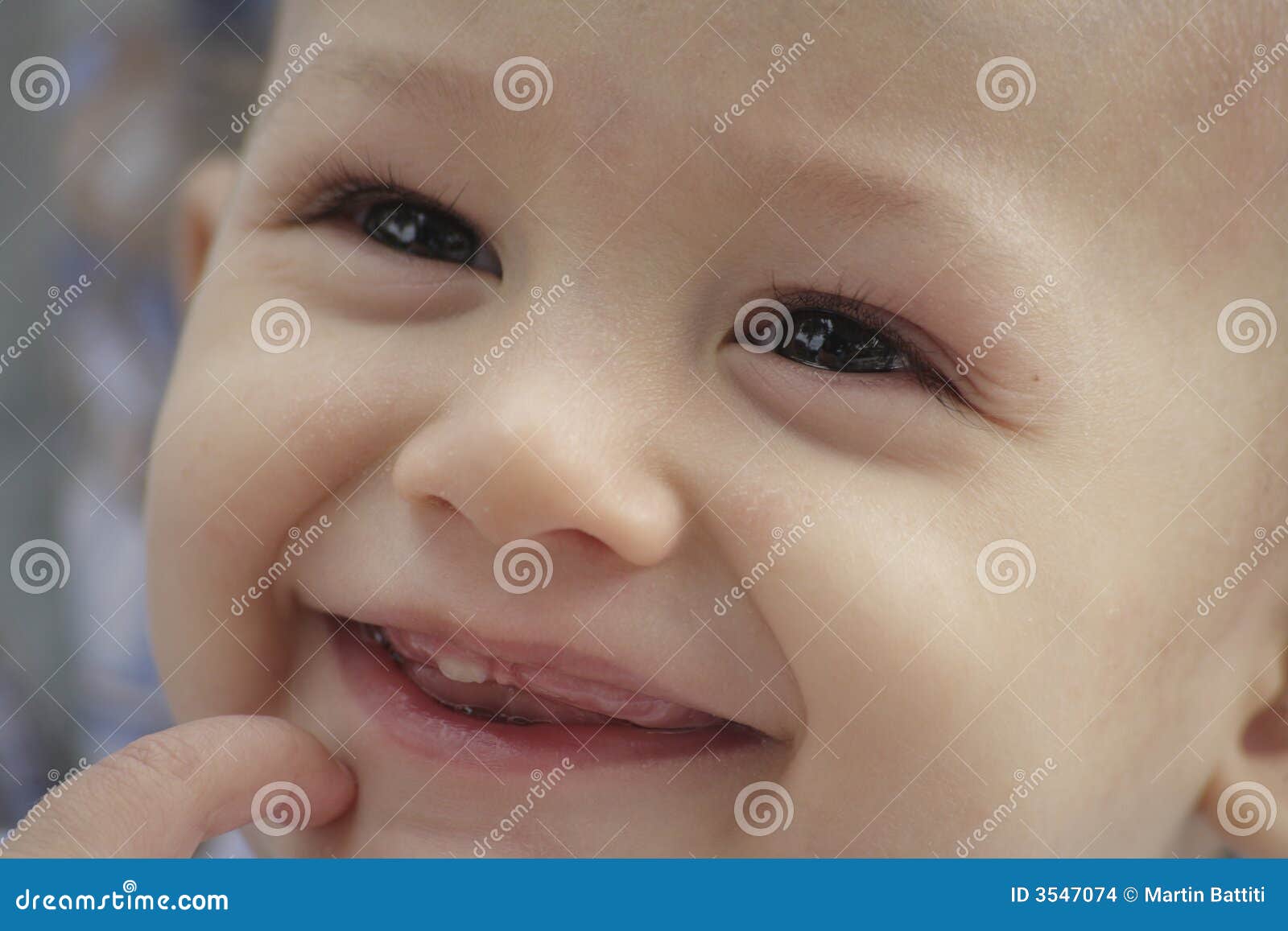 Smiling whit one tooth stock photo. Image of baby, beautiful - 3547074