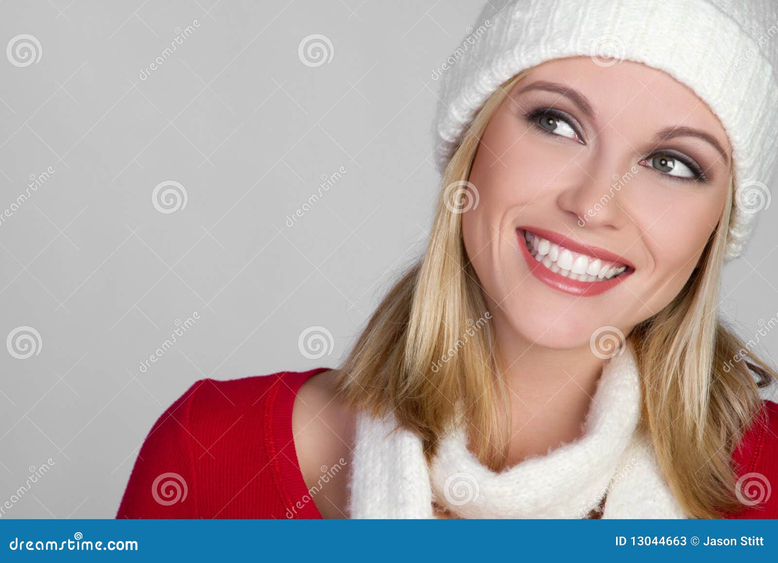 Smiling Winter Girl stock image. Image of teenagers, person - 13044663
