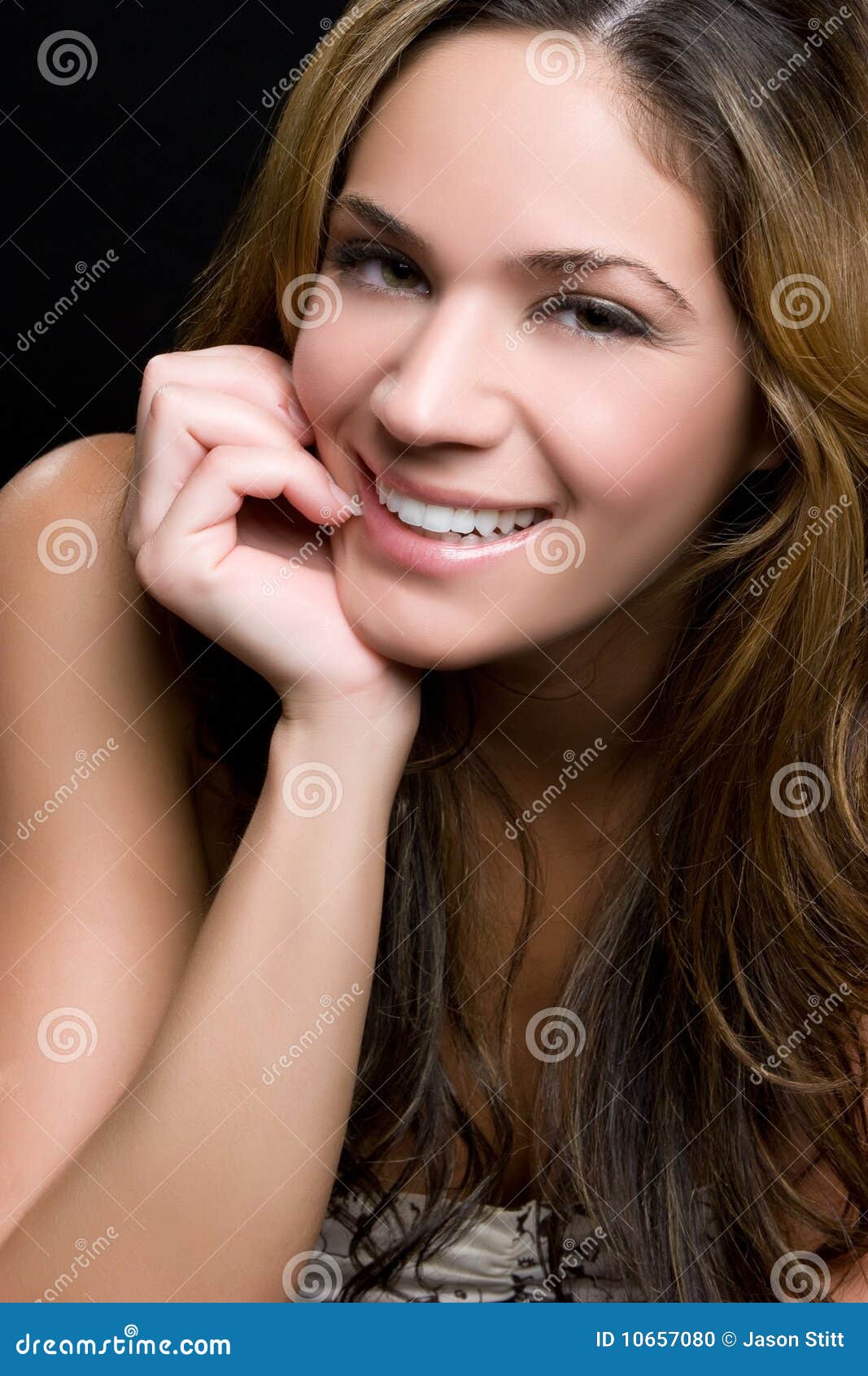 Smiling Woman stock photo. Image of background, happiness - 10657080