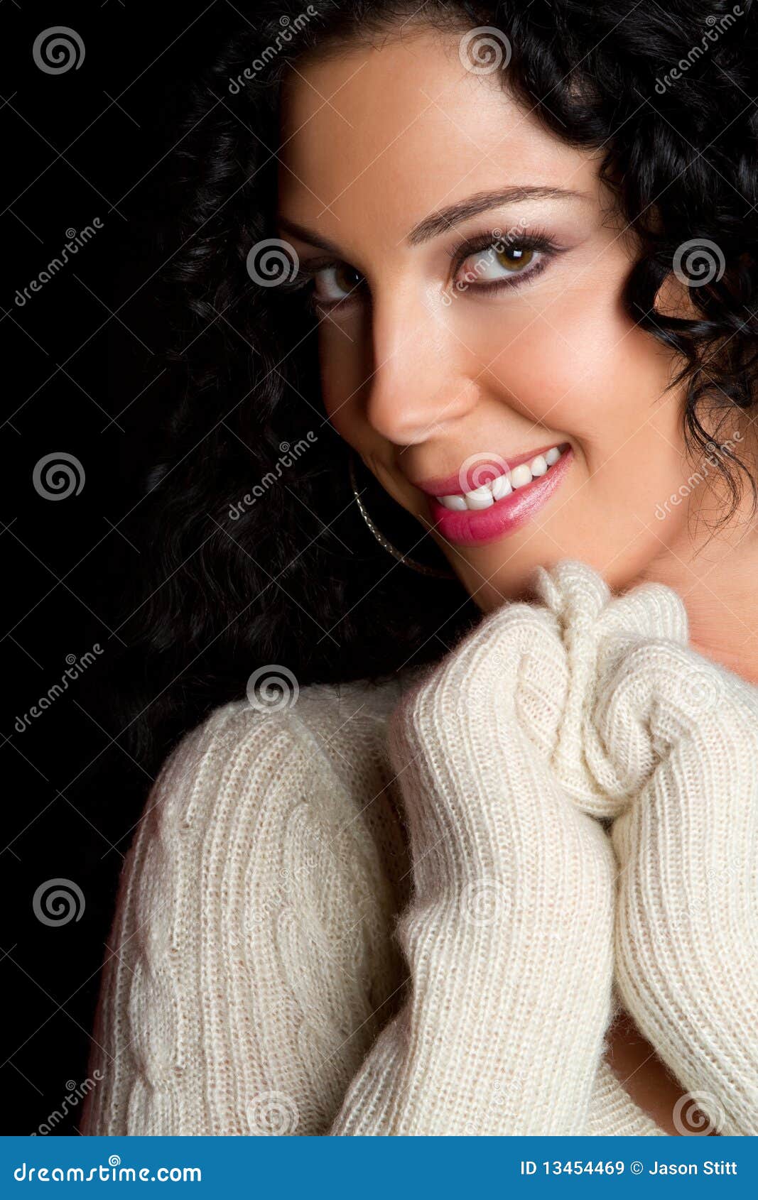 Smiling Woman stock image. Image of pretty, joyful, female - 13454469