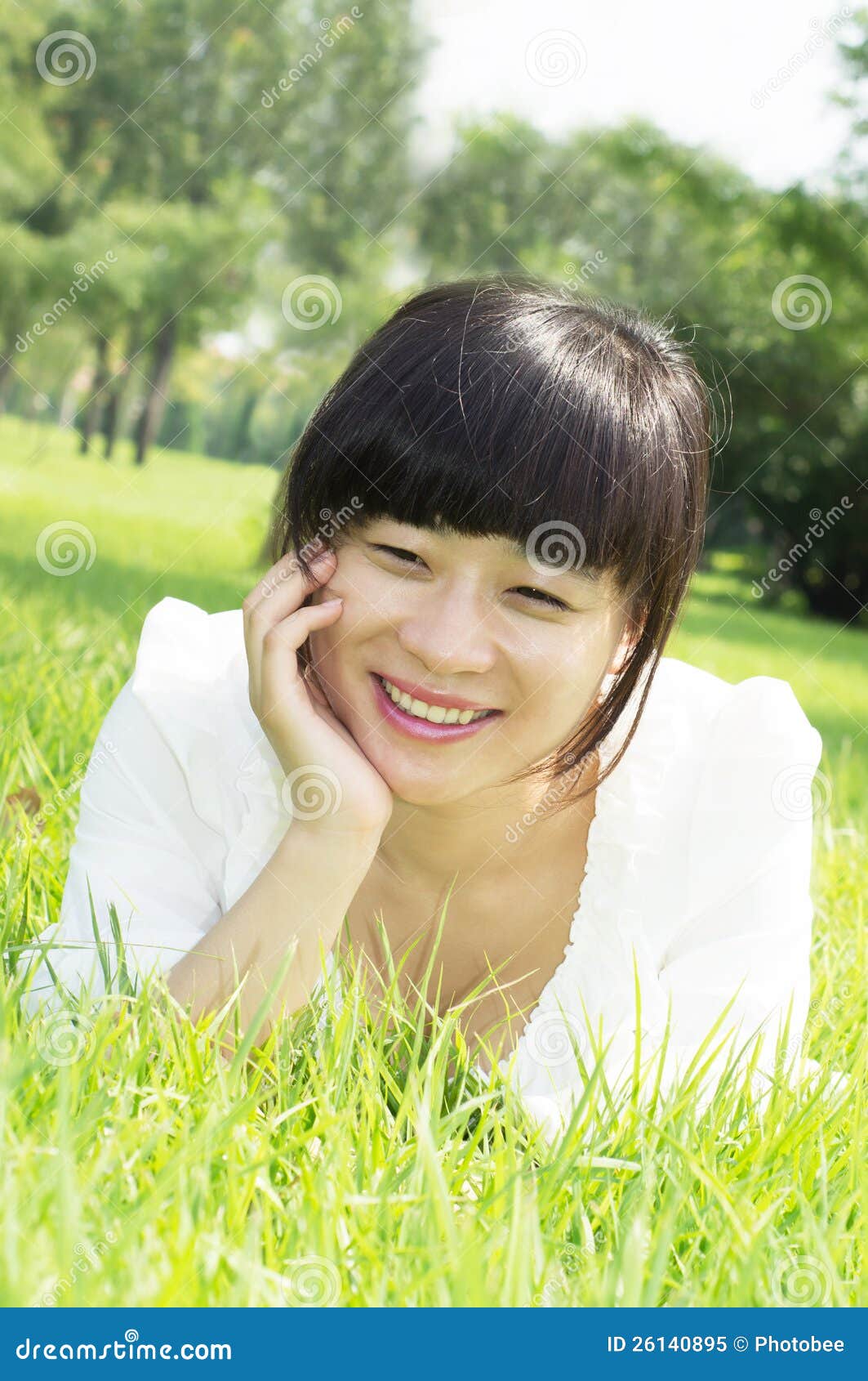 Smiling woman stock image. Image of smile, asia, chinese - 26140895