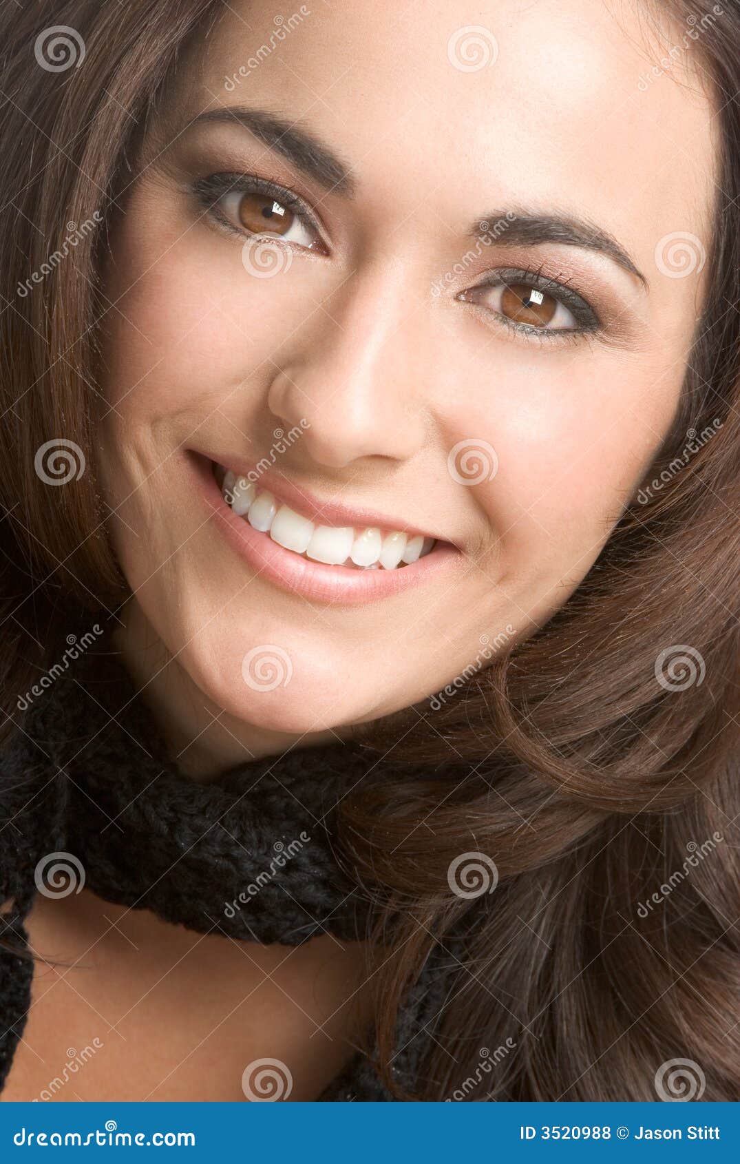Smiling Woman stock photo. Image of happiness, skin, joyful - 3520988