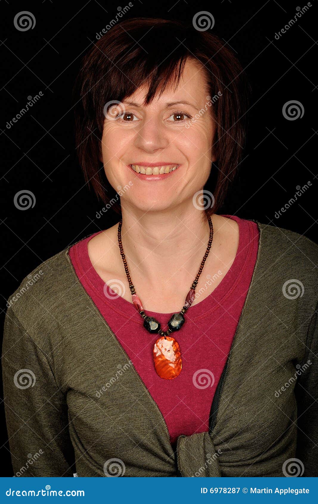 Smiling woman stock image. Image of female, grin, emotion - 6978287