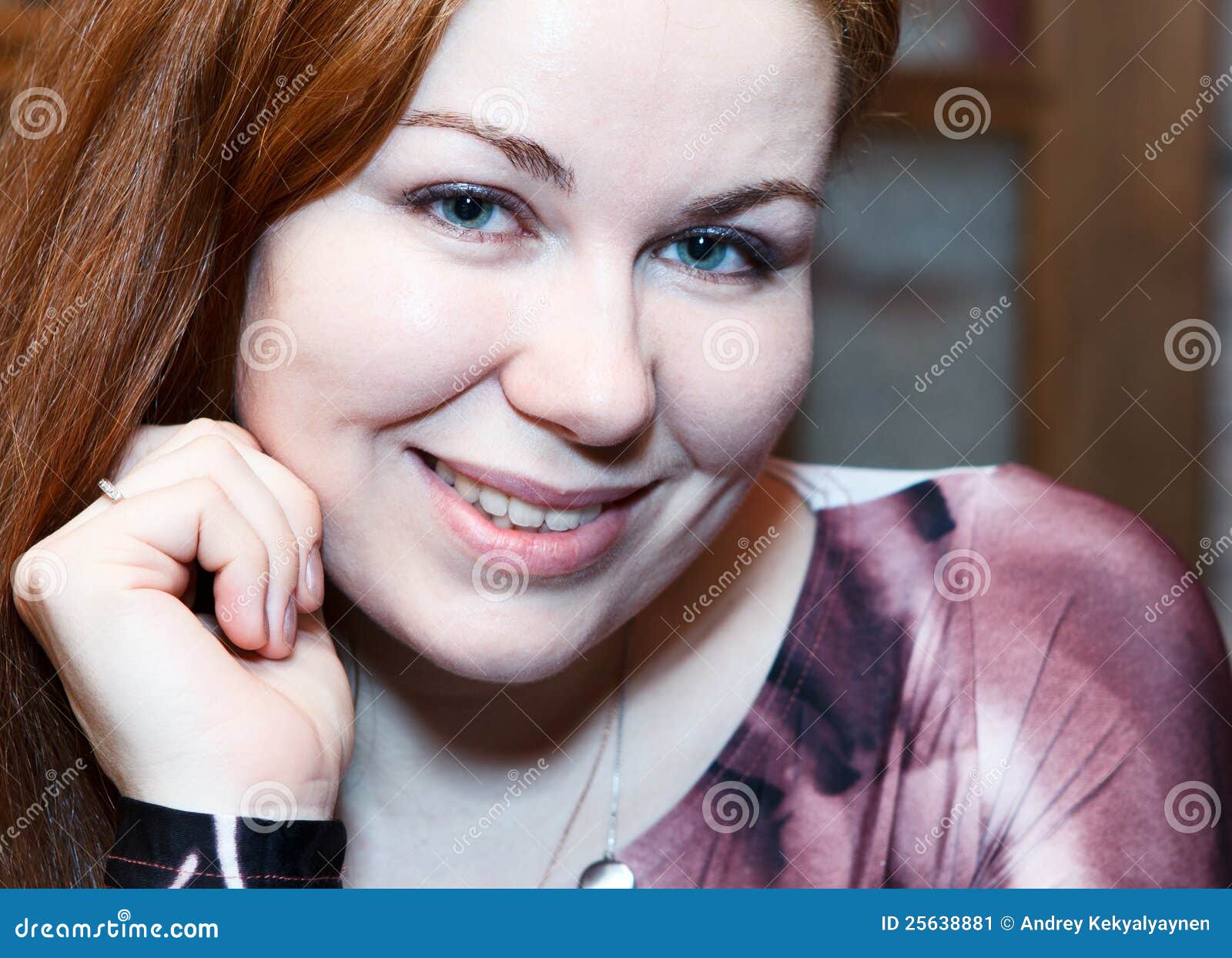 Smiling woman face stock image. Image of expression, brunett - 25638881