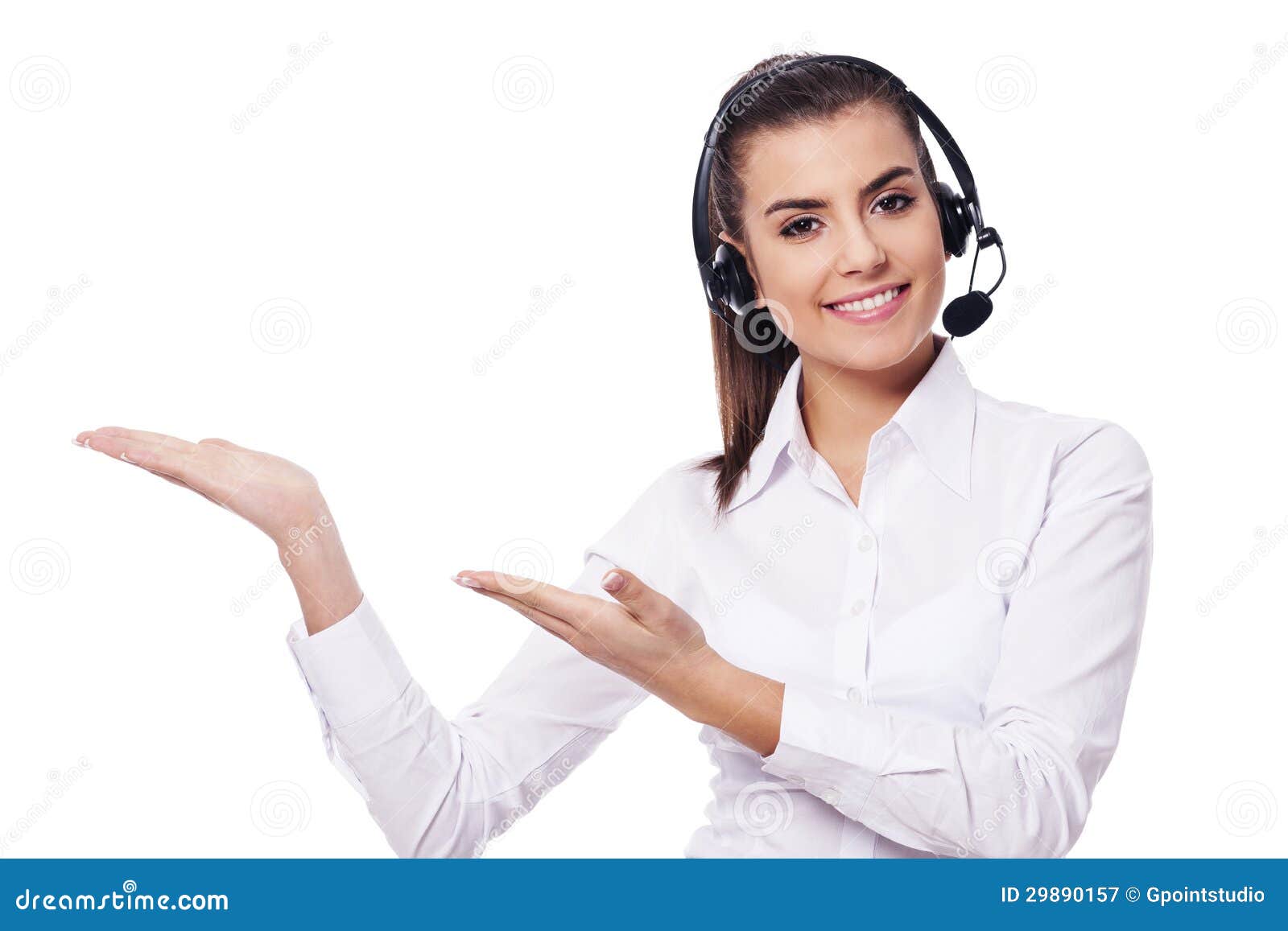 Call center stock image. Image of showing, happiness - 29890157