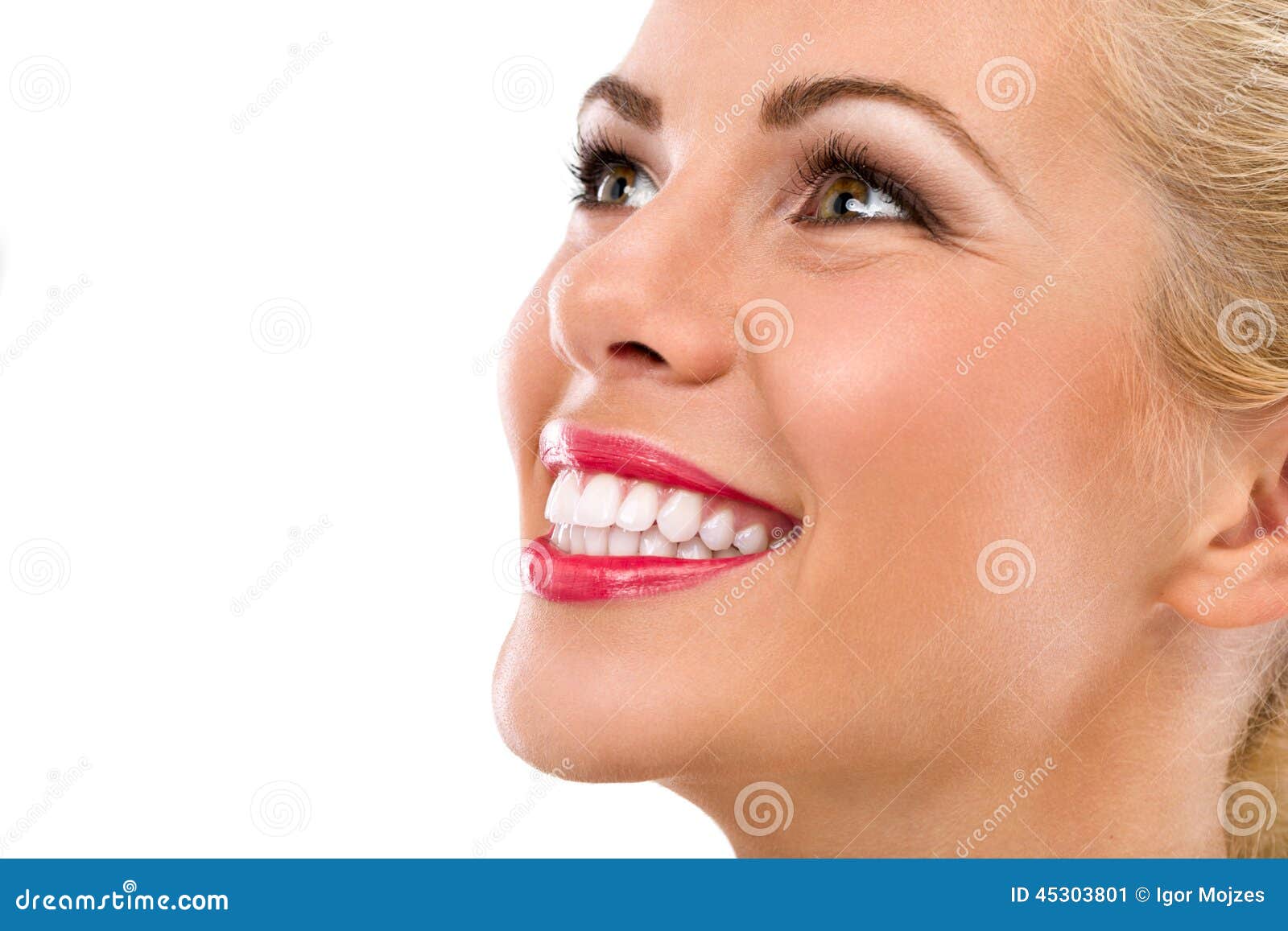 Smiling woman stock image. Image of clean, care, expression - 45303801
