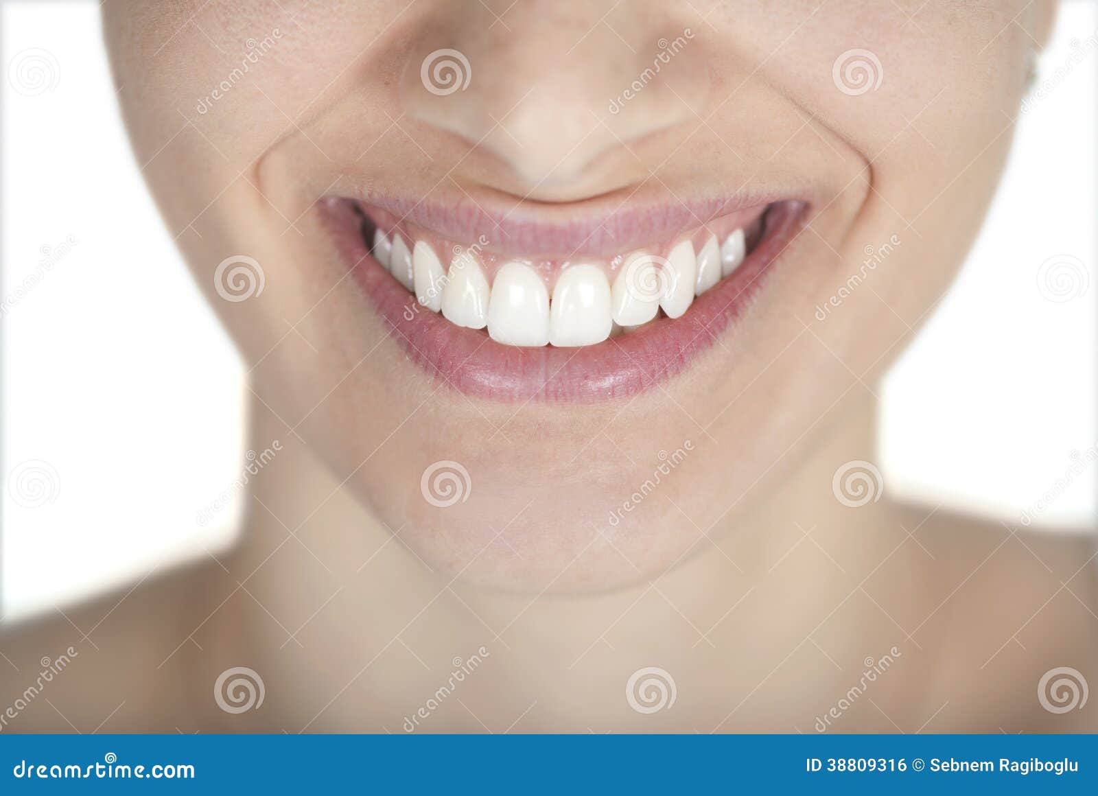 Smiling Woman stock photo. Image of mouth, lips, face - 38809316