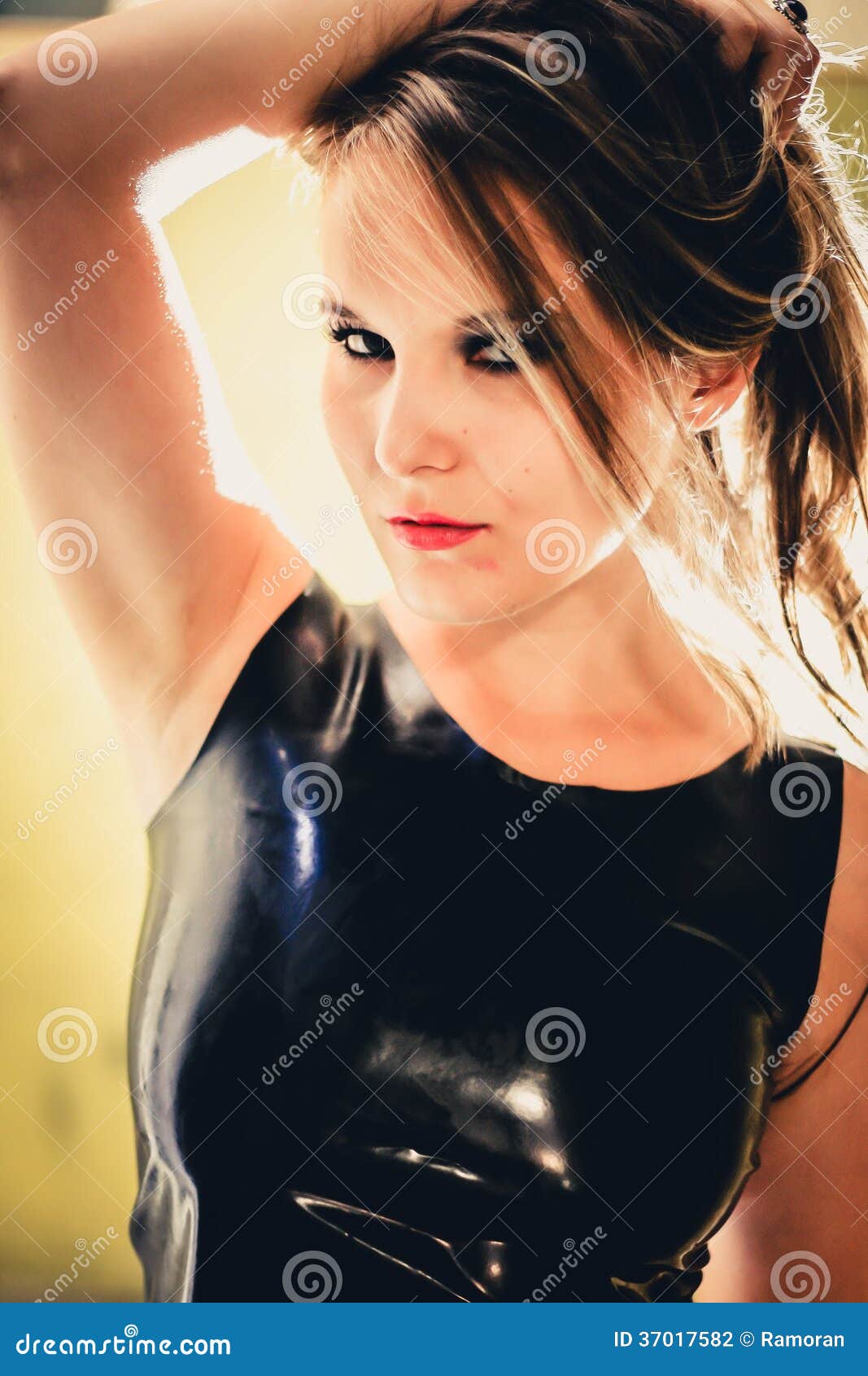 Smiling woman stock photo. Image of beautiful, serious - 37017582
