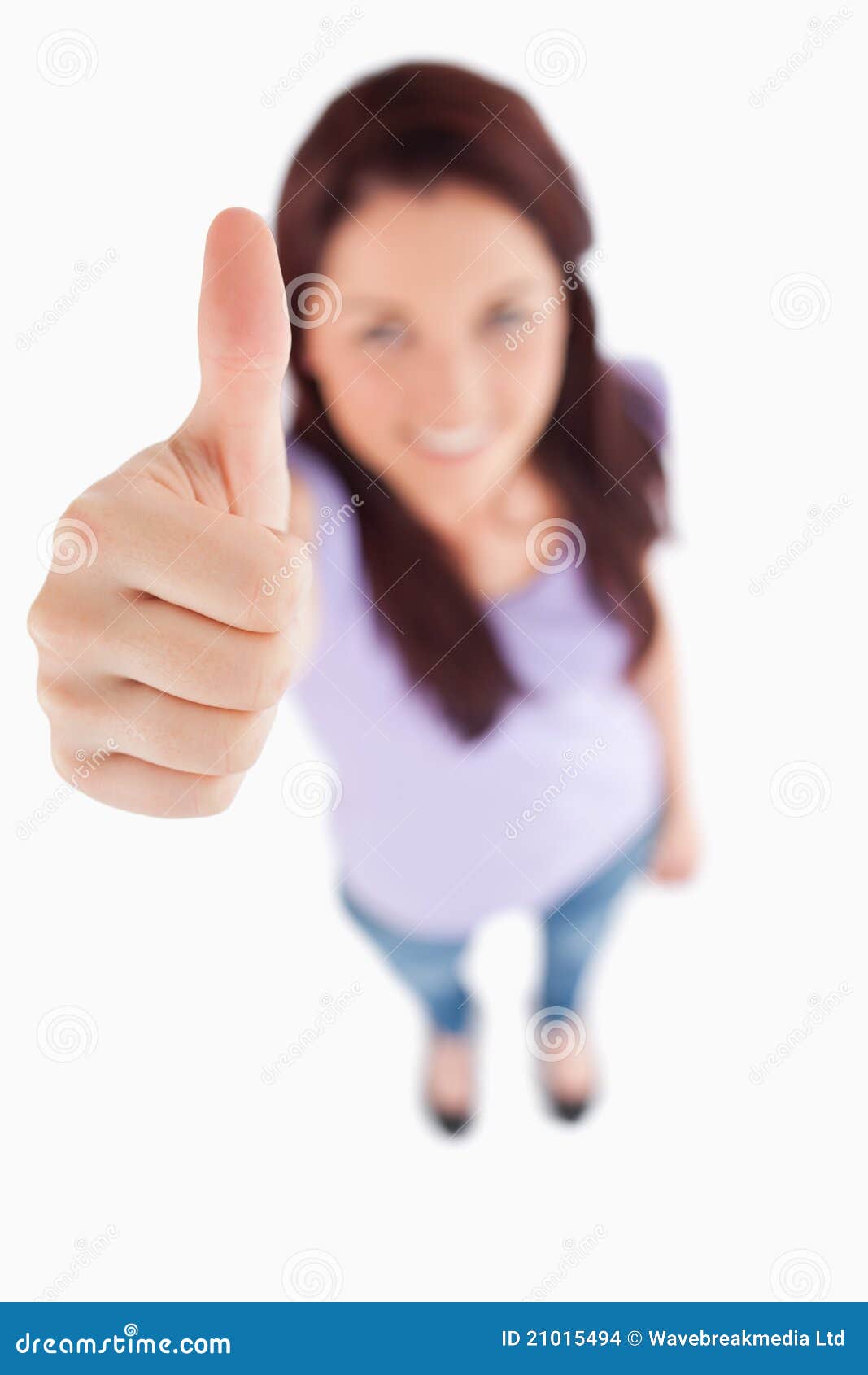 Smiling Woman posing stock photo. Image of hand, face - 21015494
