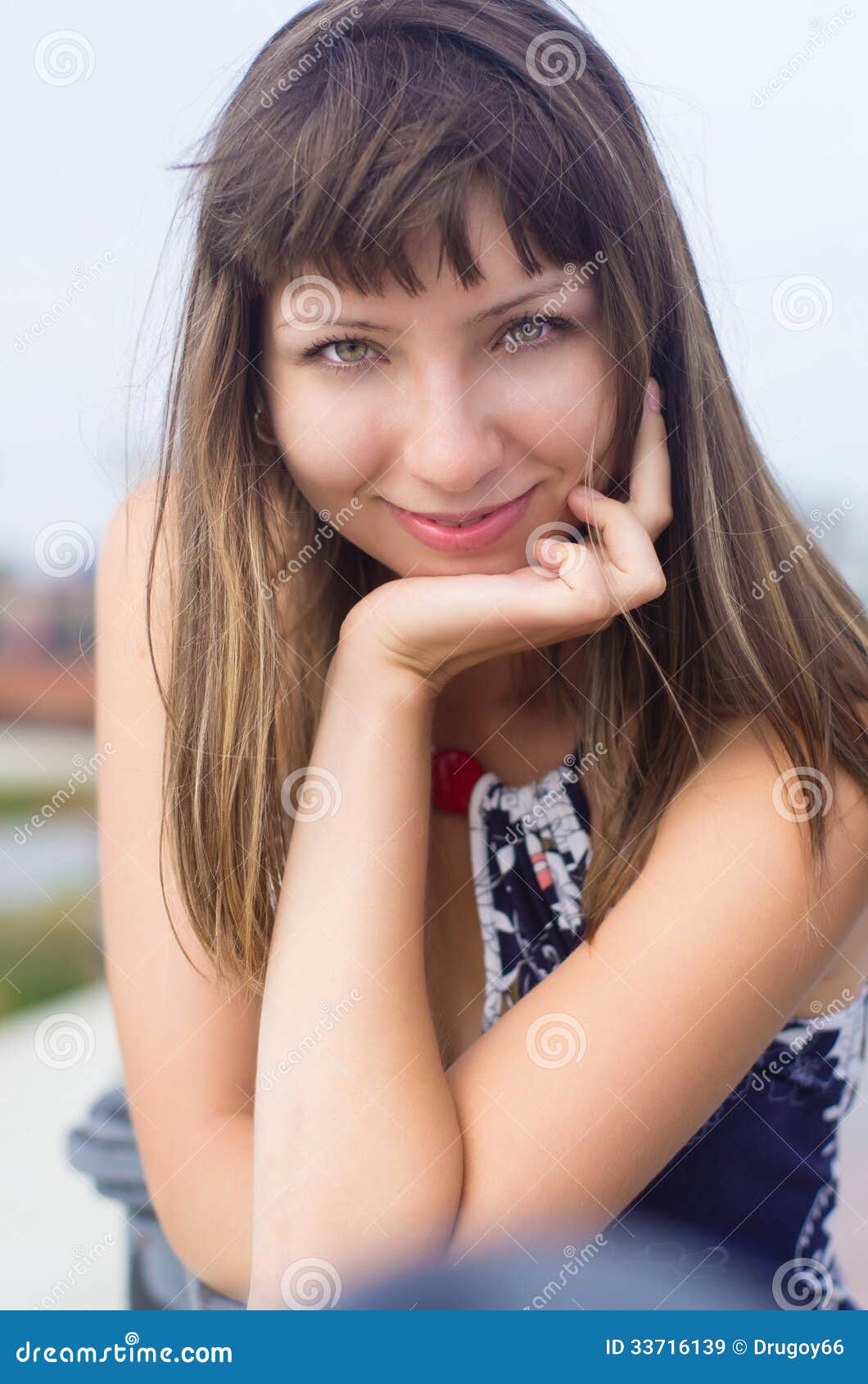 Smiling woman stock image. Image of model, woman, happy - 33716139