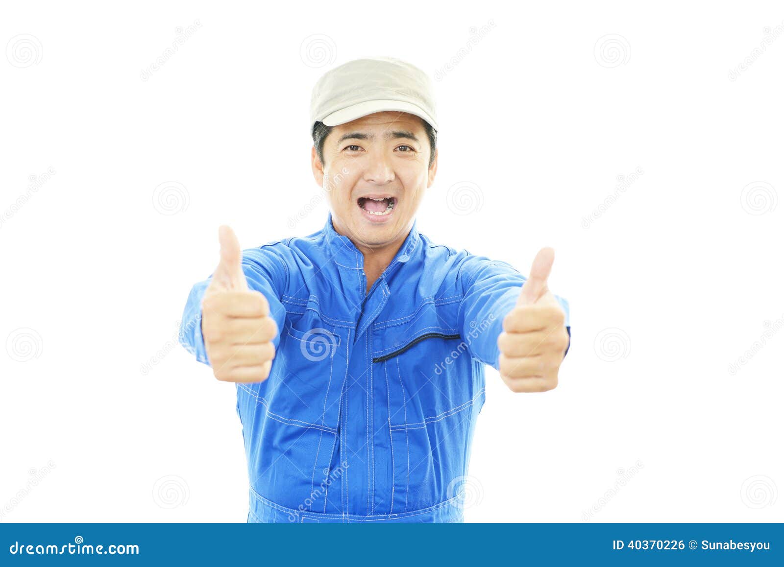 Smiling Worker stock photo. Image of joyful, boss, dressed - 40370226
