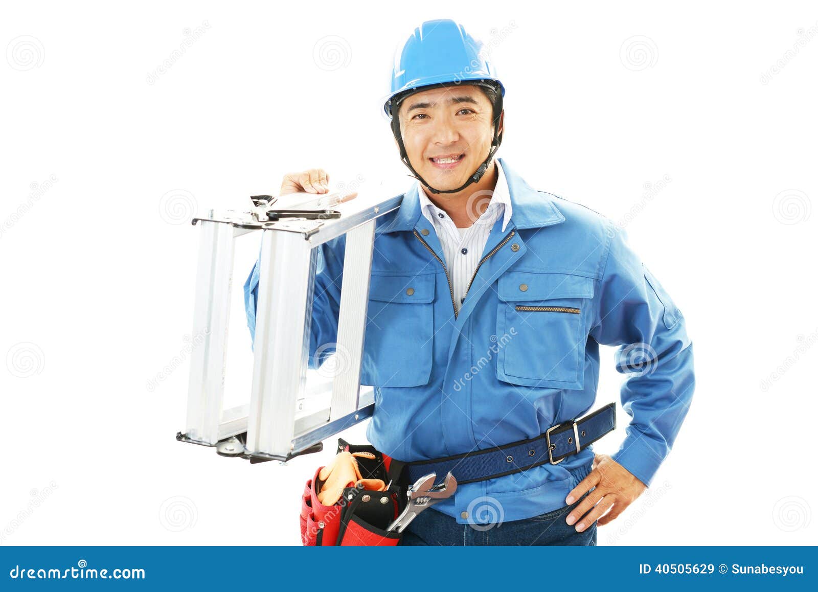 Smiling Worker stock image. Image of japan, construction - 40505629