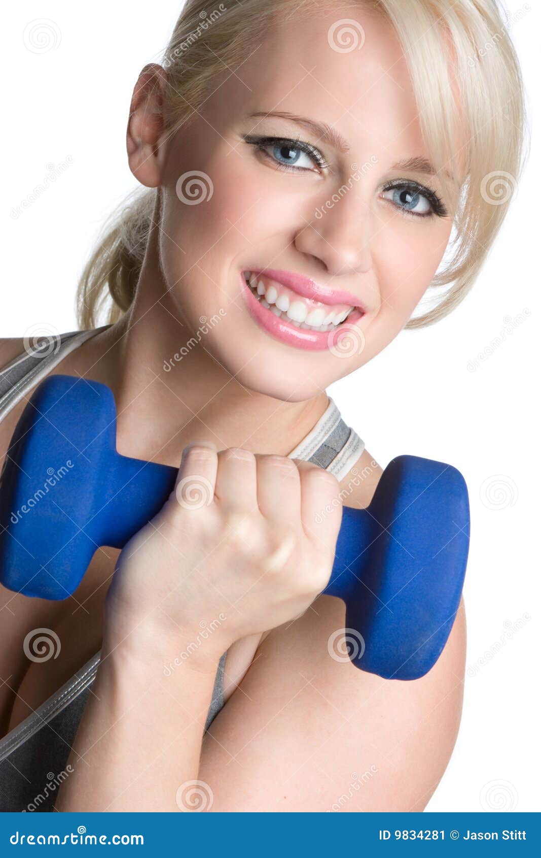 Smiling Workout Girl stock image. Image of girls, cute - 9834281
