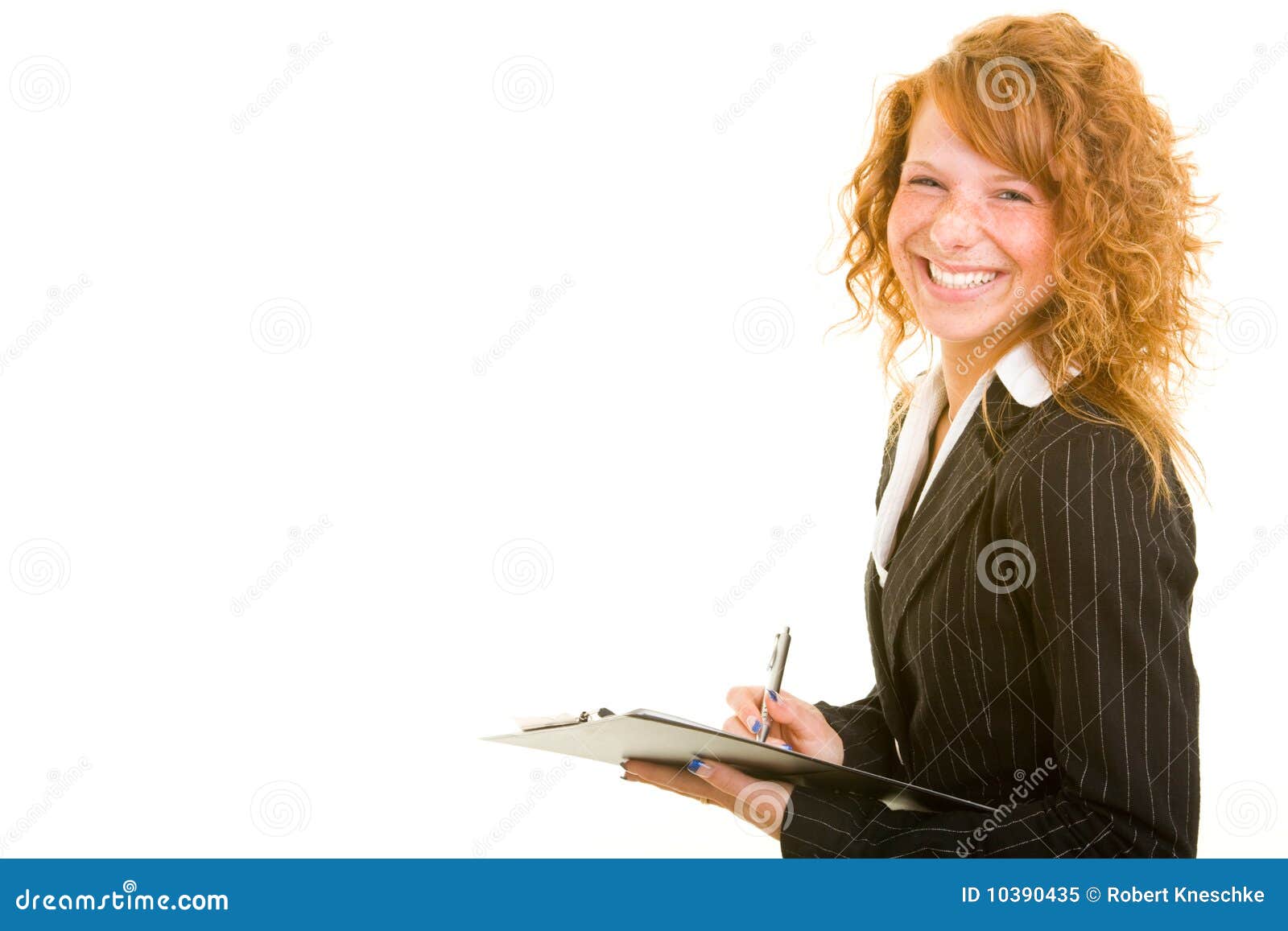 Smiling and writing stock image. Image of making, manager - 10390435