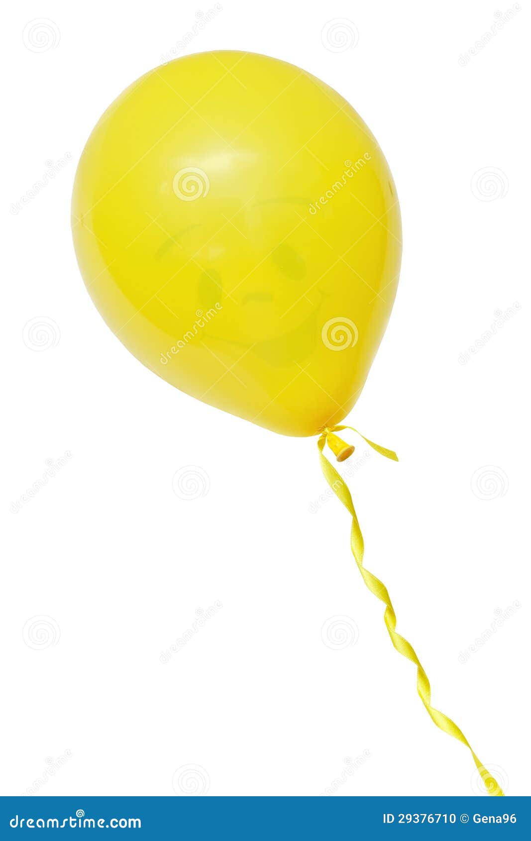 Smiling yellow balloon stock photo. Image of anniversary - 29376710