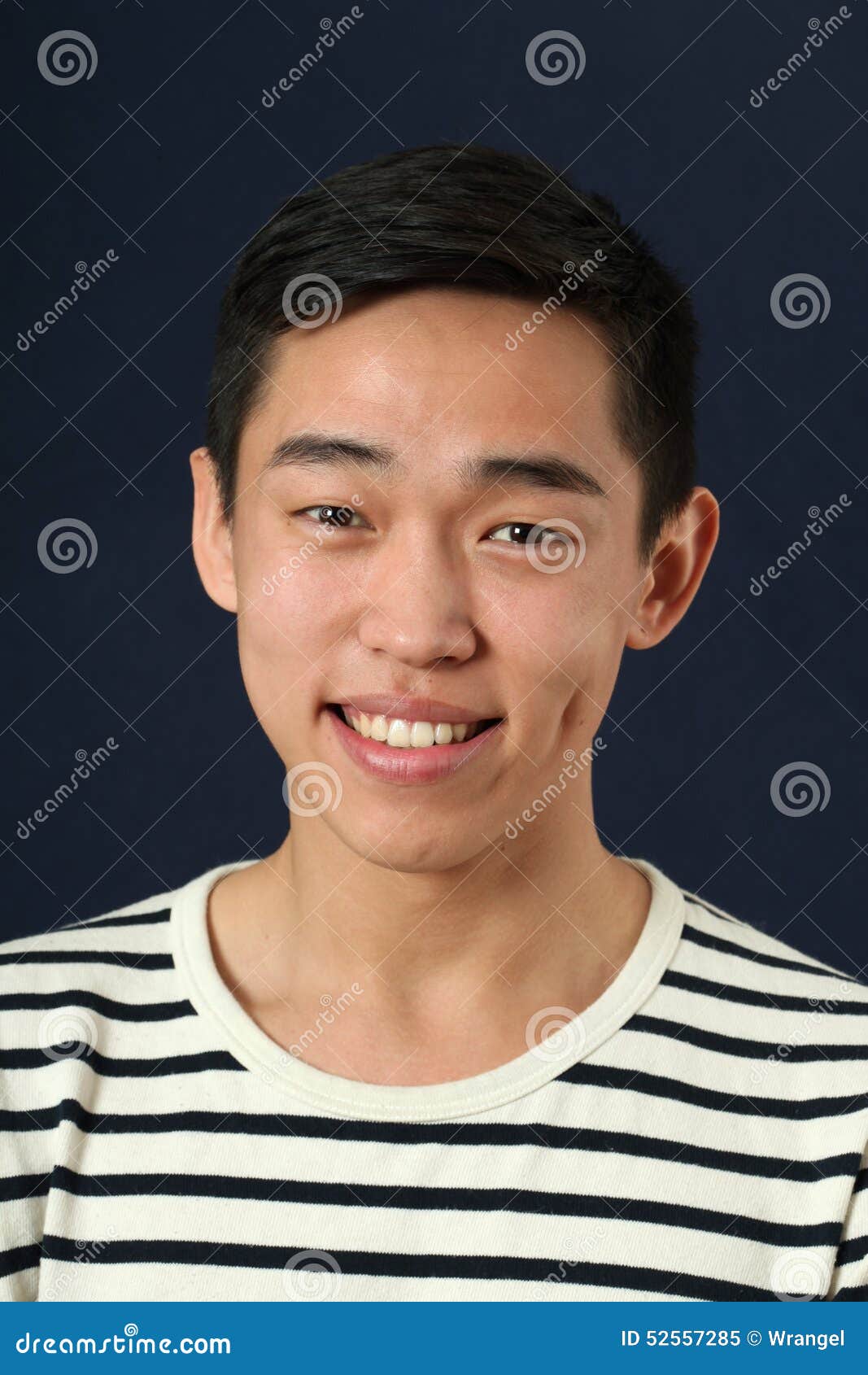 Smiling Young Asian Man Looking at Camera Stock Image - Image of ...