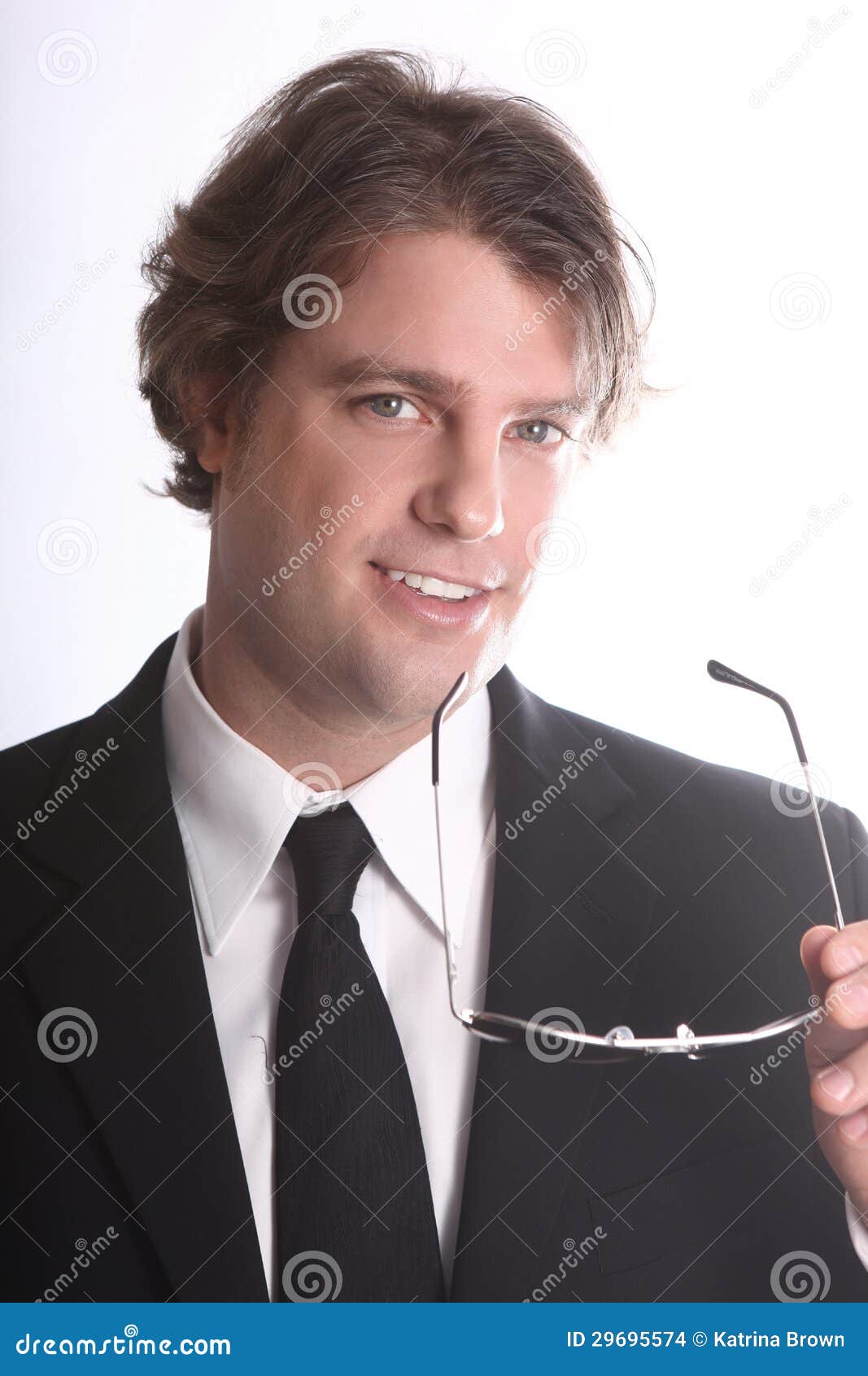 Smiling Young Business Man stock photo. Image of modern - 29695574