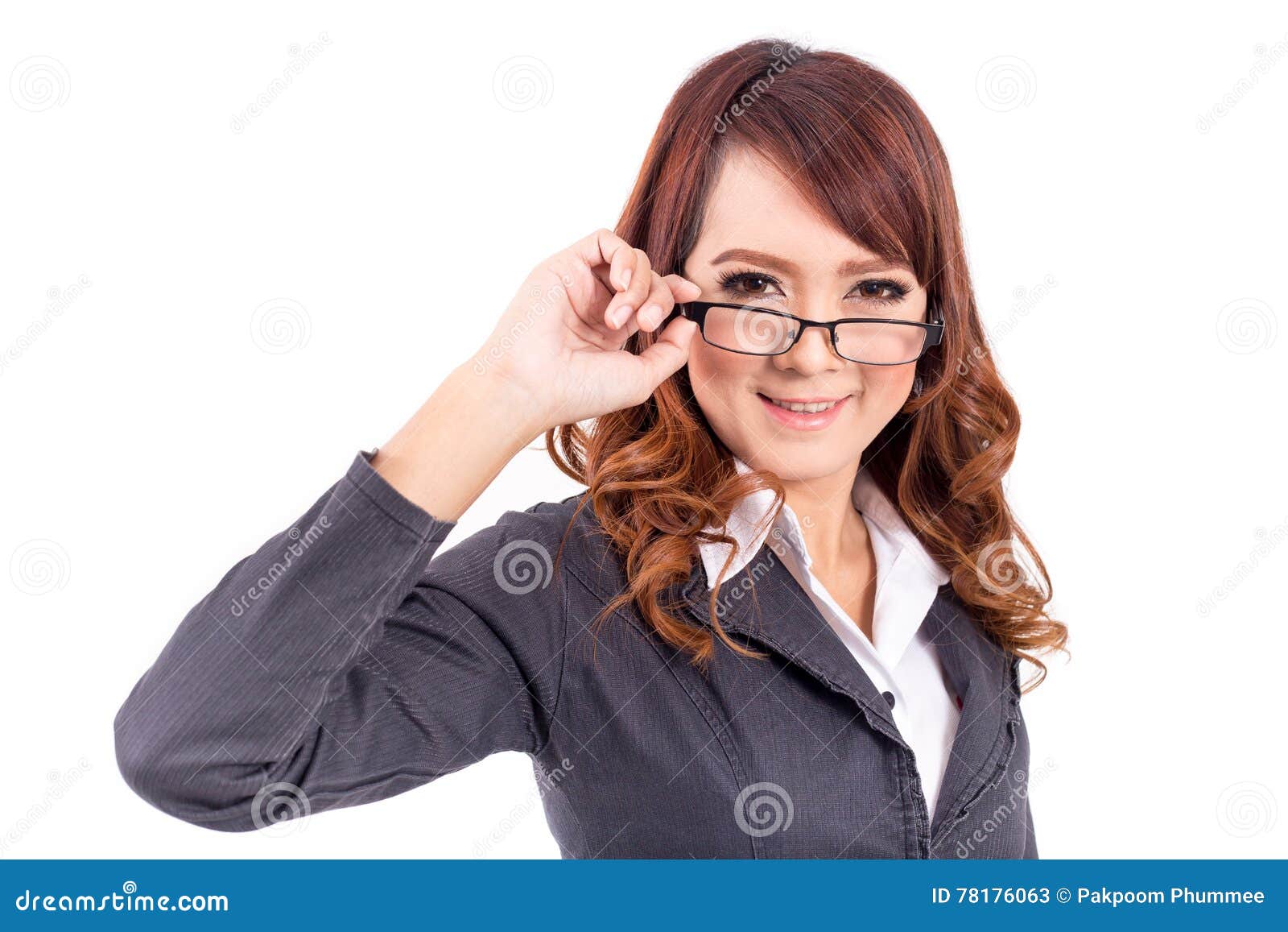 Smiling Young Business Woman Stock Image Image Of Girl Beauty 78176063