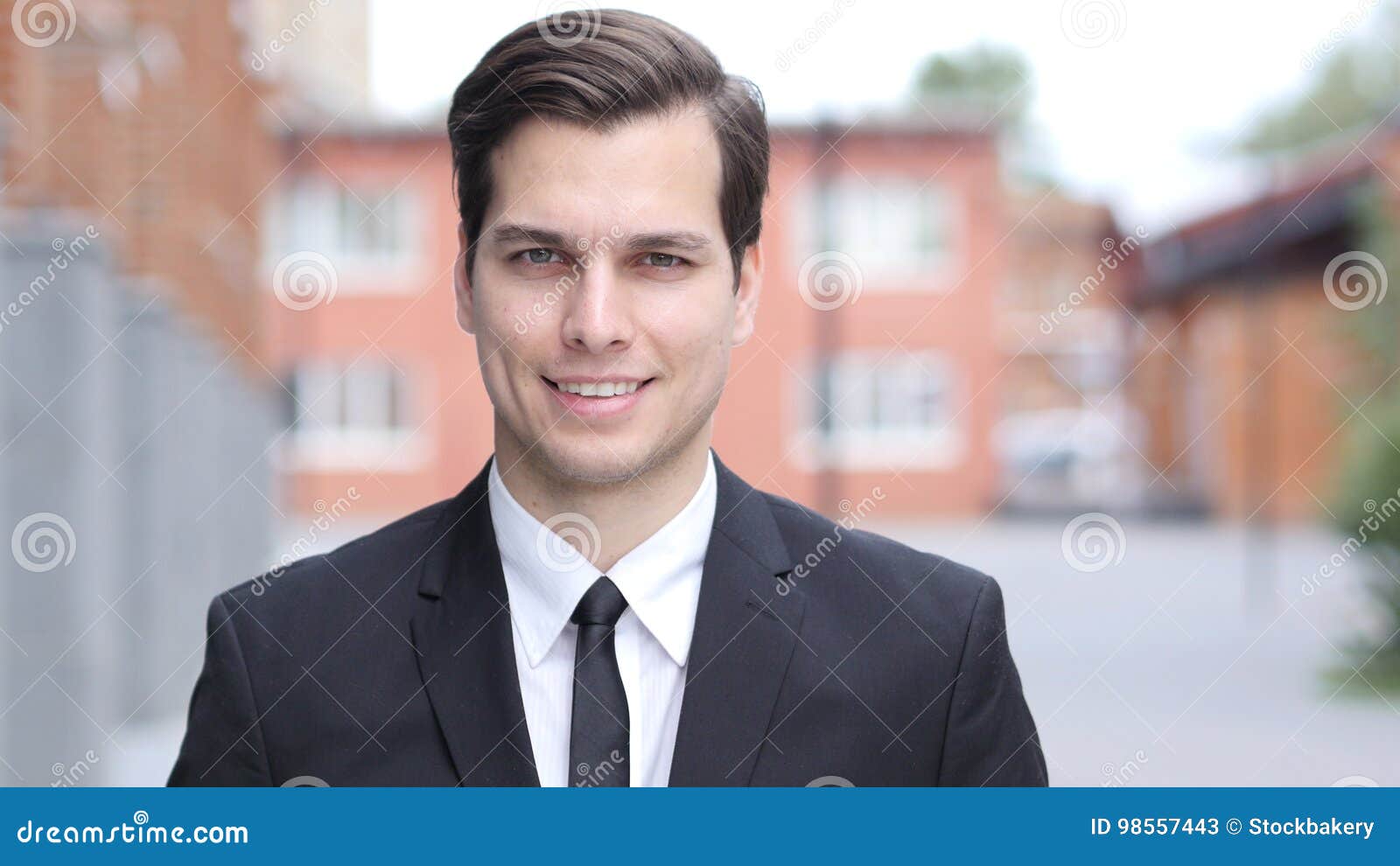 Smiling Young Businessman in Suit, Outside Office Stock Image - Image ... Smiling Young Businessman in Suit, Outside Office Stock Image - Image ...