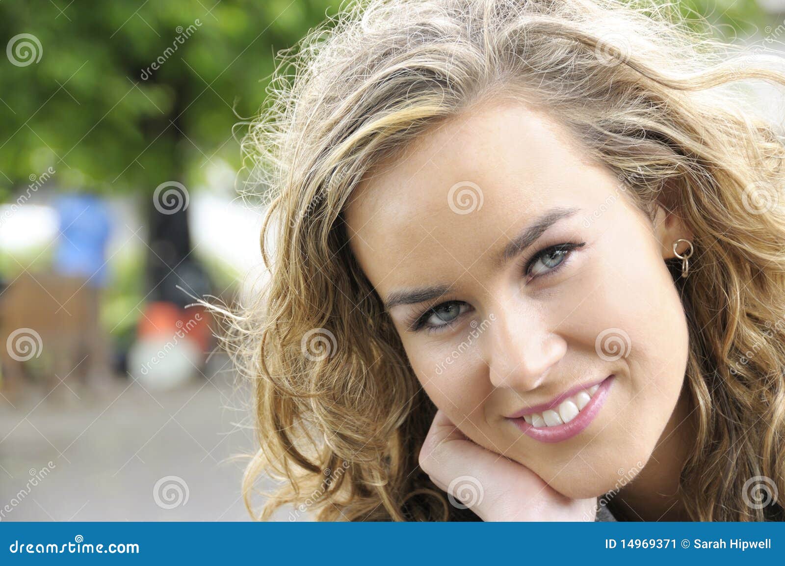 Smiling Young College Student on Campus Stock Image - Image of ...
