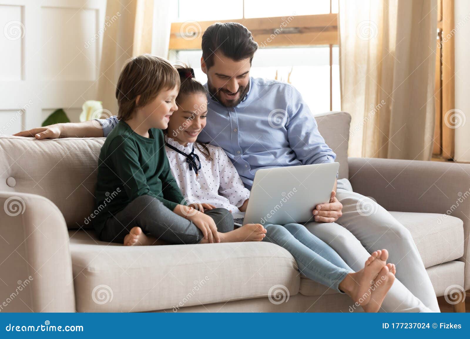 170 Son Showing Dad Computer Stock Photos - Free & Royalty-Free Stock ...