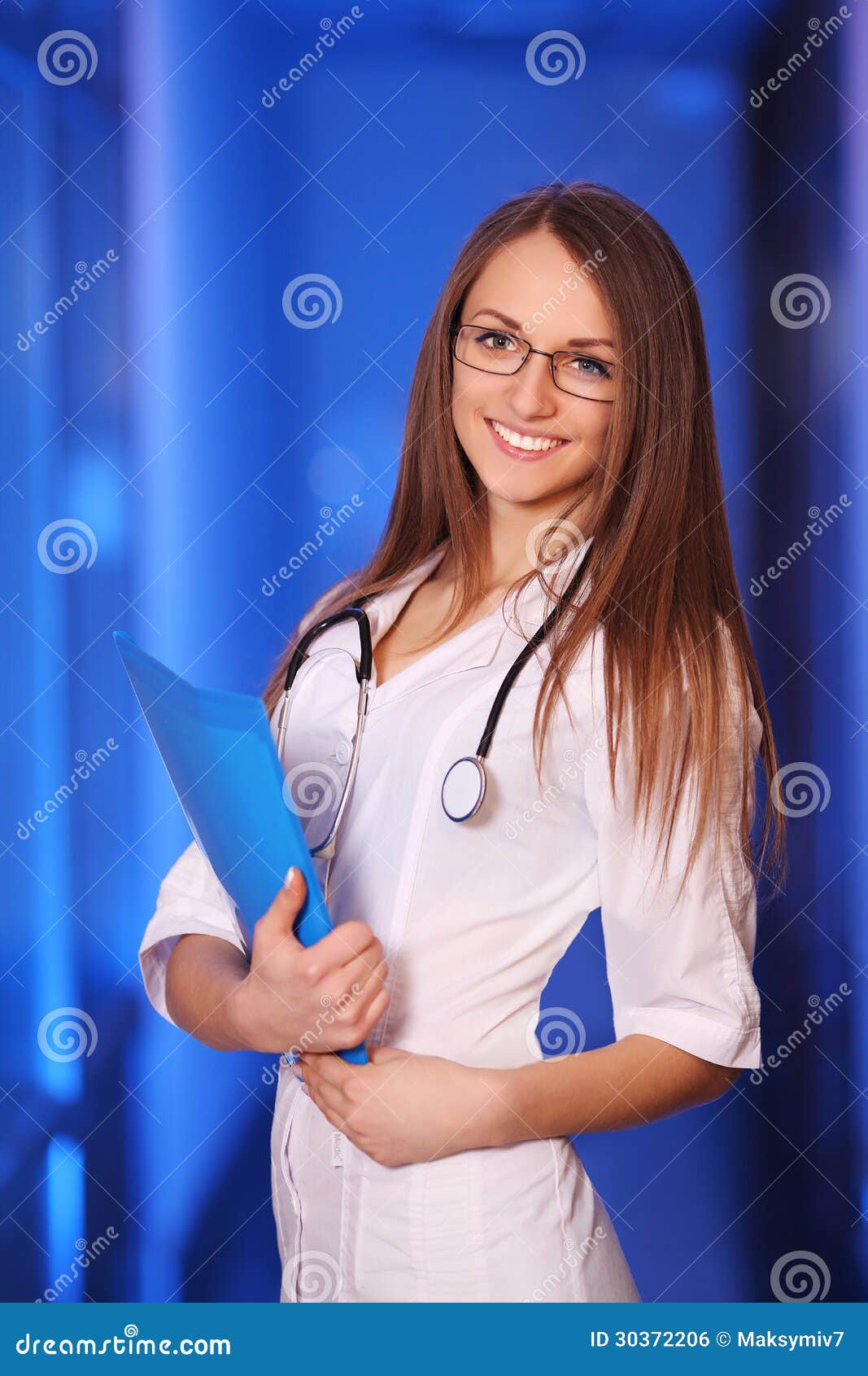 Smiling young doctor stock photo. Image of medical, healthy - 30372206