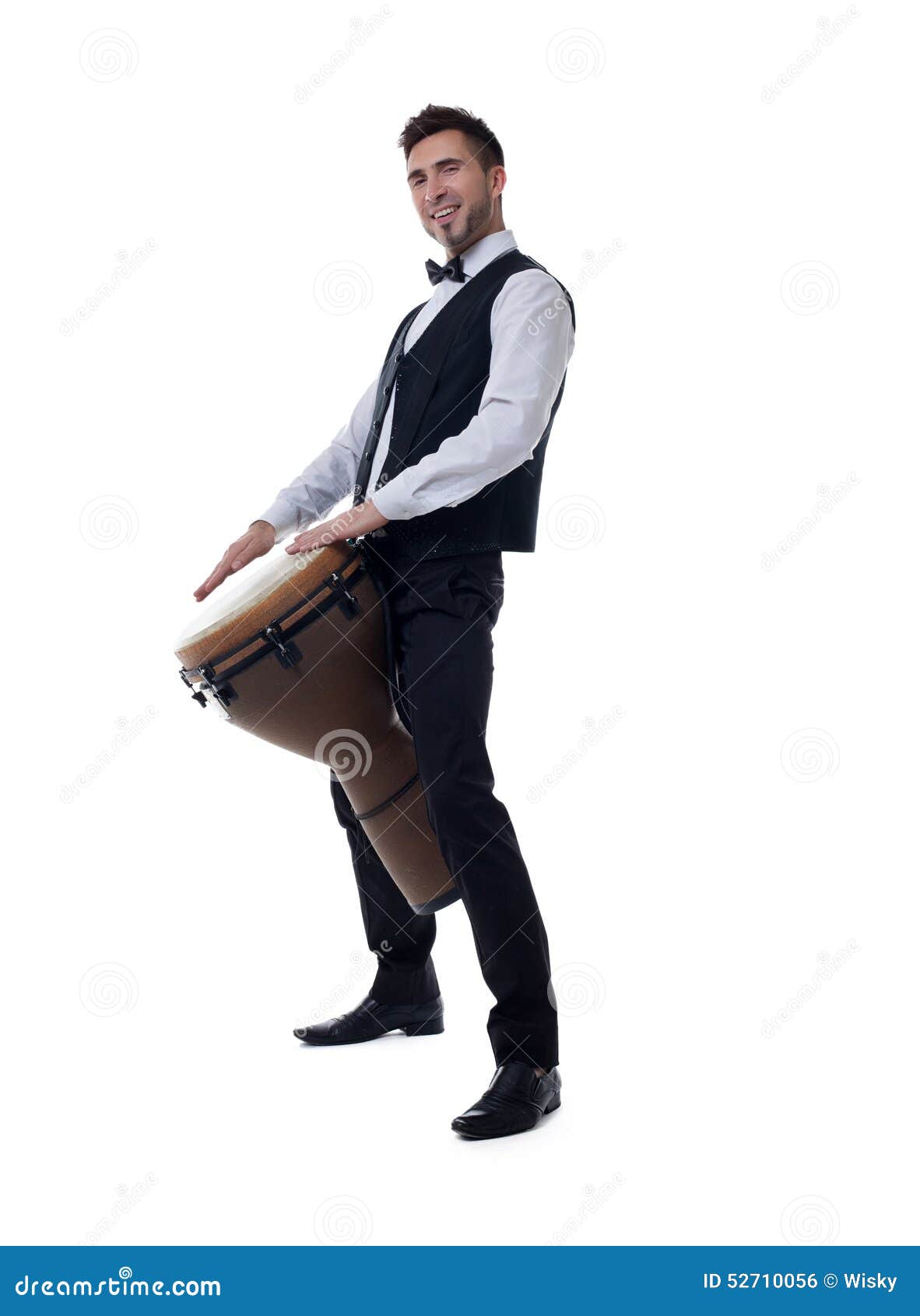 Smiling Young Drummer Posing at Camera Stock Photo - Image of drummer ...