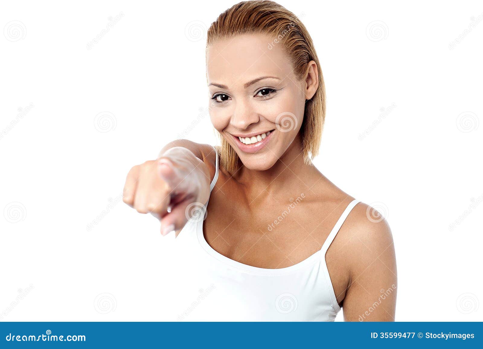 Smiling Young Female Pointing You Out Stock Image - Image of beautiful ... Smiling Young Female Pointing You Out Stock Image - Image of beautiful ...