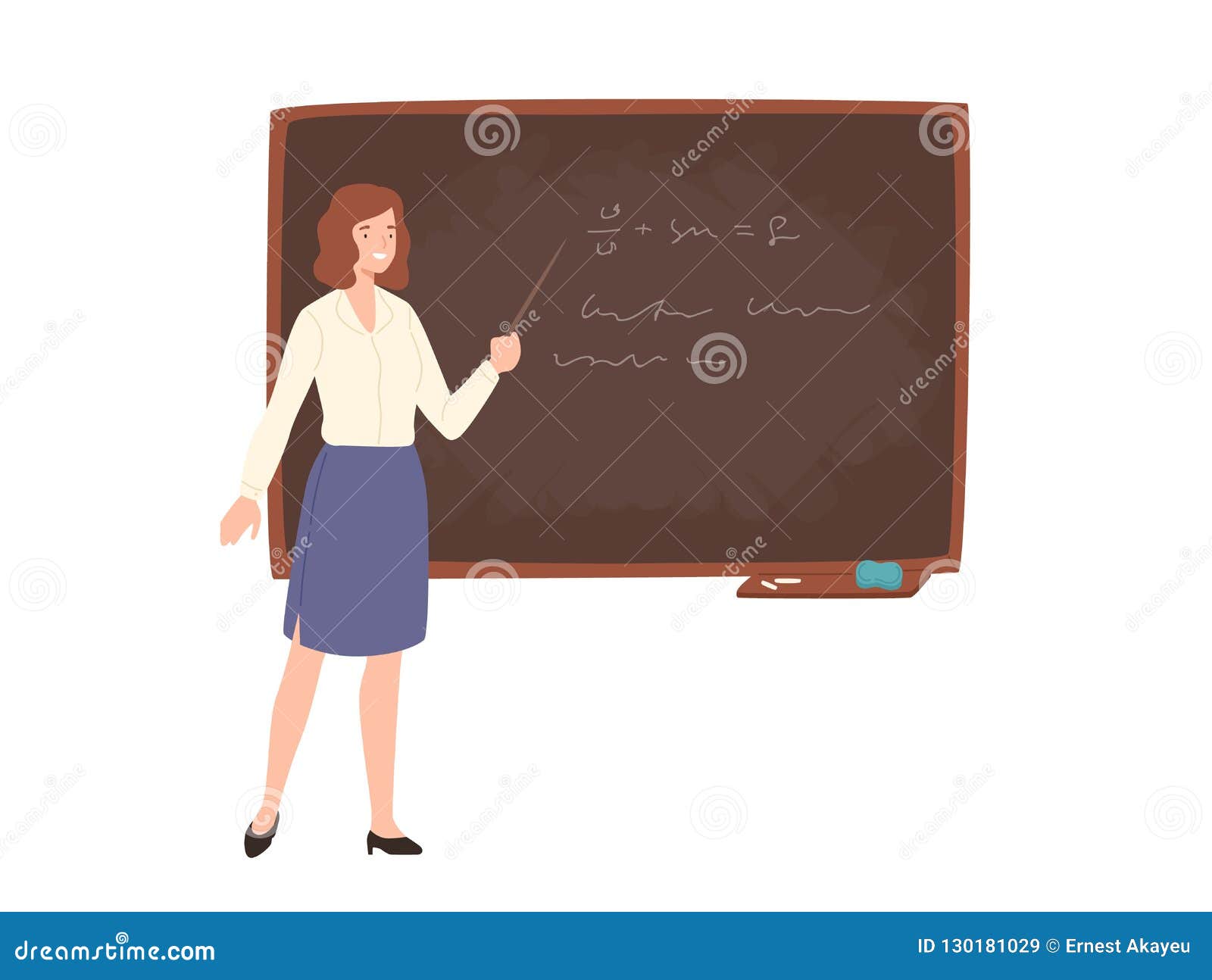 Chalkboard And Professor. College Or University Teacher Teach At ... Chalkboard And Professor. College Or University Teacher Teach At ...