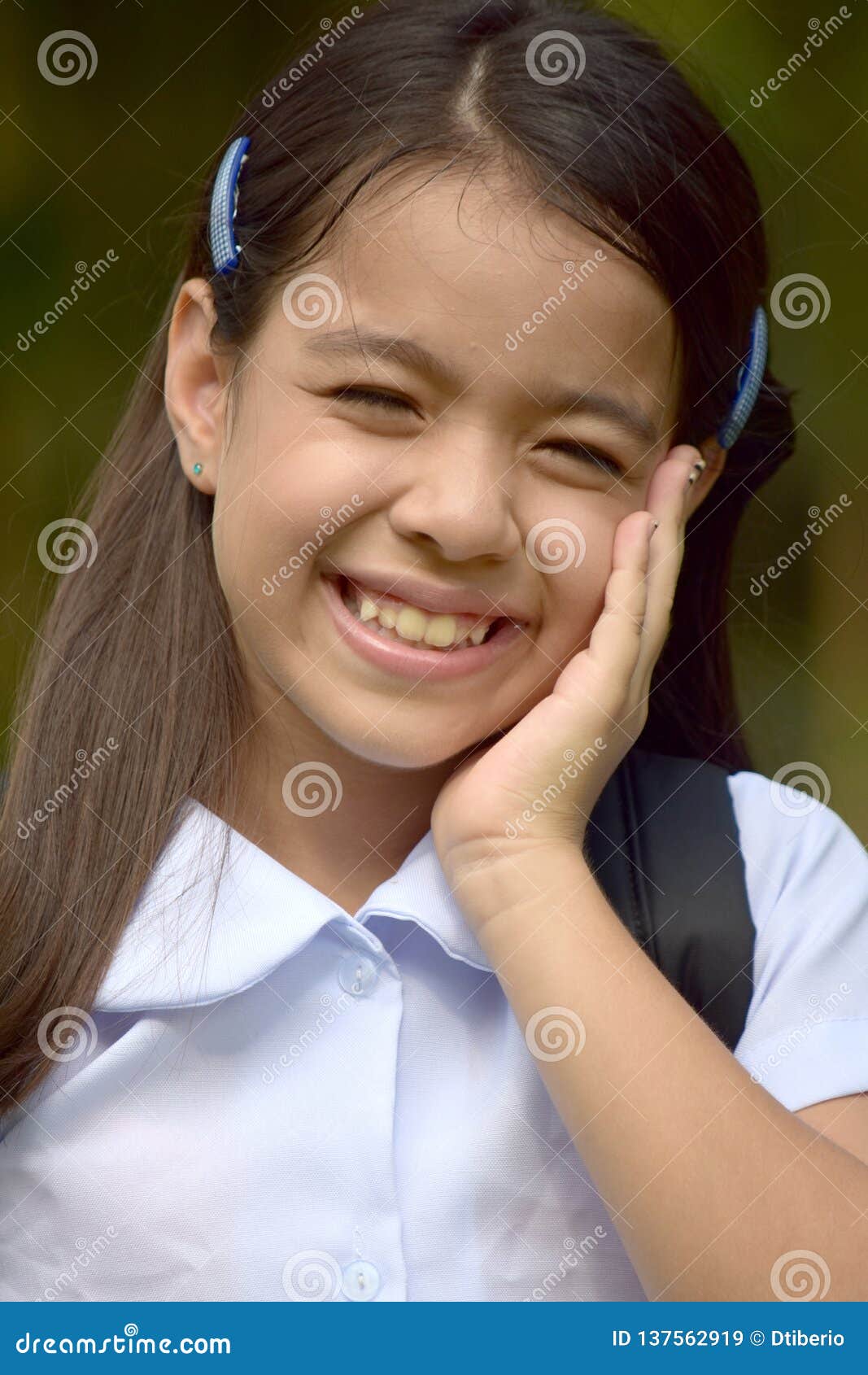 Smiling Young Female Student Stock Image - Image of university, smile ...