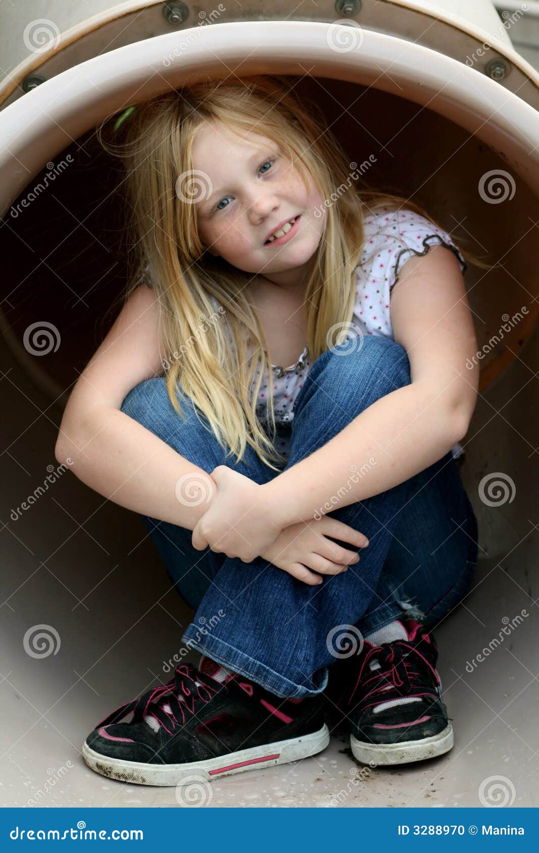 Smiling young girl stock photo. Image of beautiful, outside - 3288970