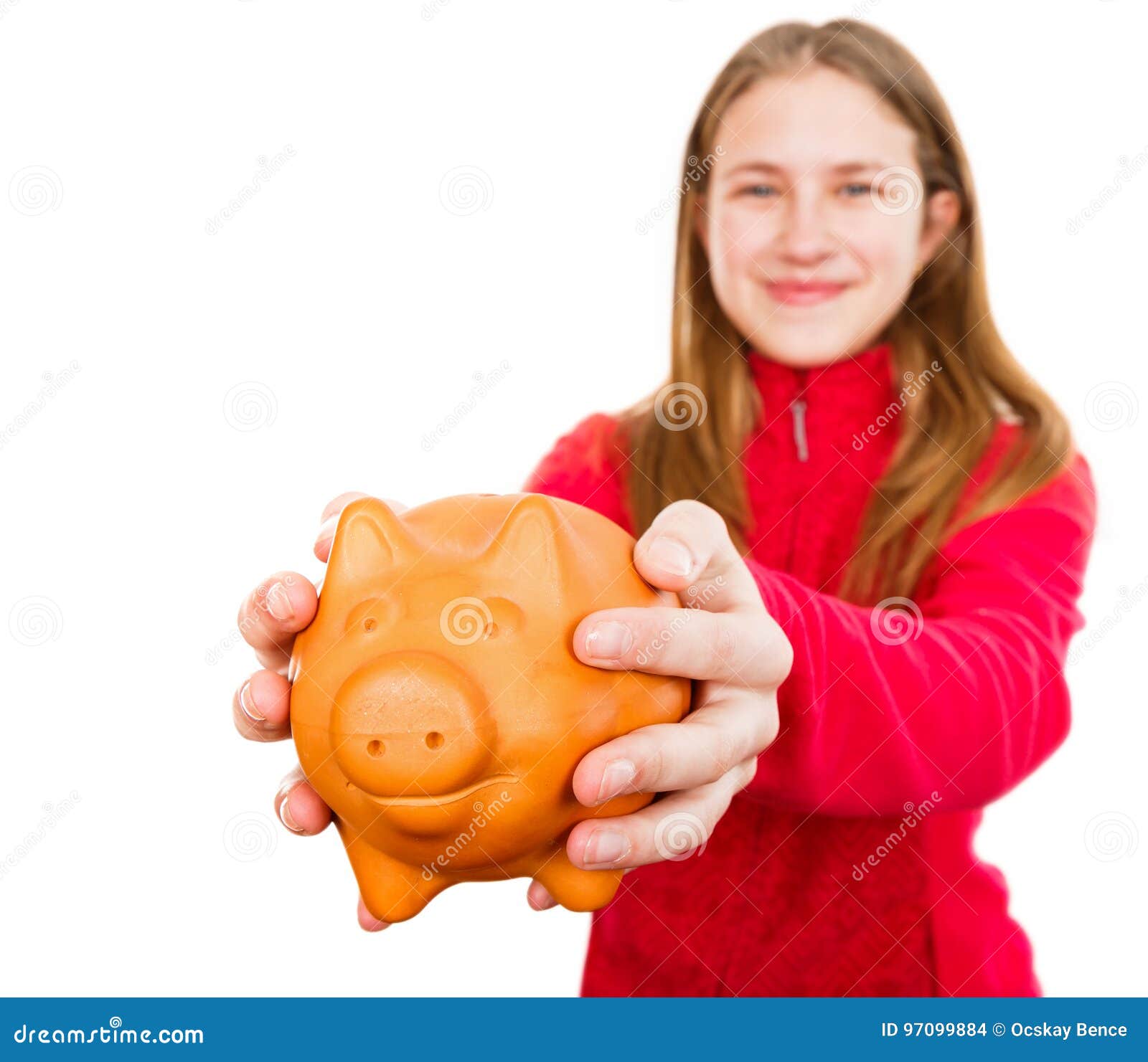 Smiling Young Girl Holding Piggy Bank Stock Photo - Image of cute ... Smiling Young Girl Holding Piggy Bank Stock Photo - Image of cute ...