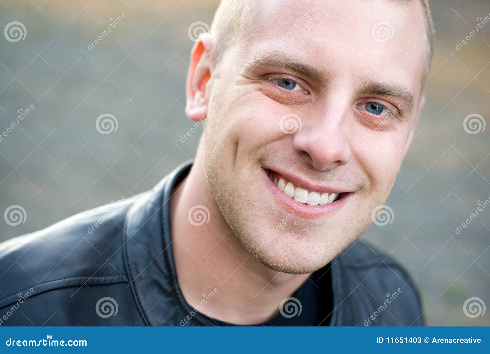 Smiling Young Man stock image. Image of grinning, jacket - 11651403