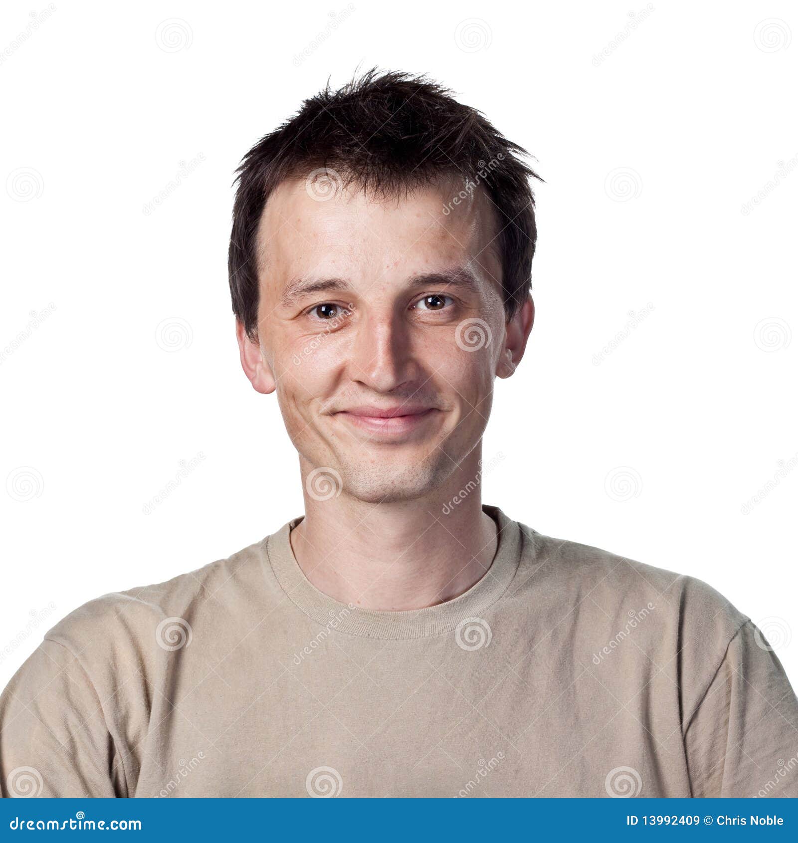 Smiling young man stock image. Image of acting, performance - 13992409